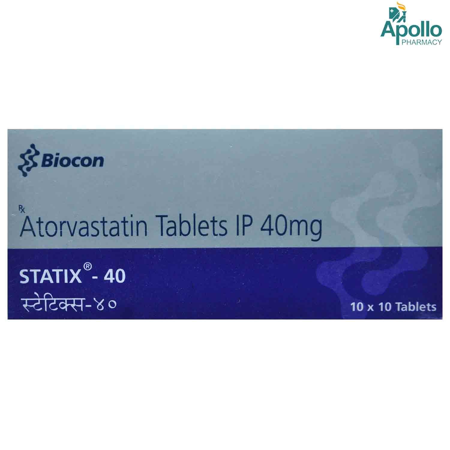 Statix-40 Tablet 10's Price, Uses, Side Effects, Composition - Apollo ...