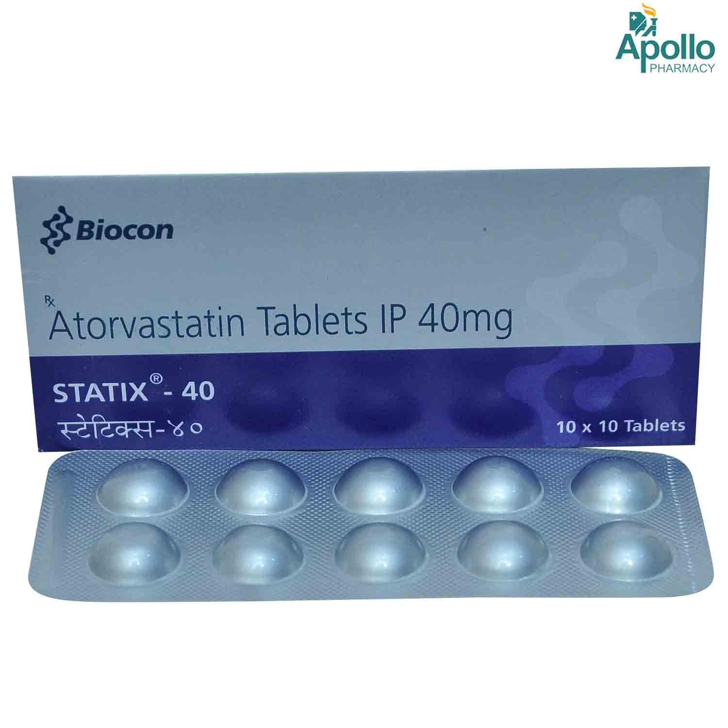 Statix-40 Tablet 10's Price, Uses, Side Effects, Composition - Apollo ...