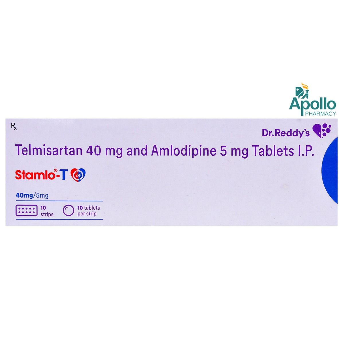Stamlo-T Tablet 10's Price, Uses, Side Effects, Composition - Apollo ...