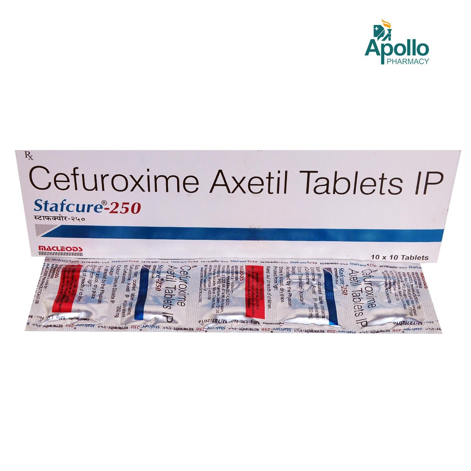 STAFCURE 250MG TABLET Price, Uses, Side Effects, Composition - Apollo ...