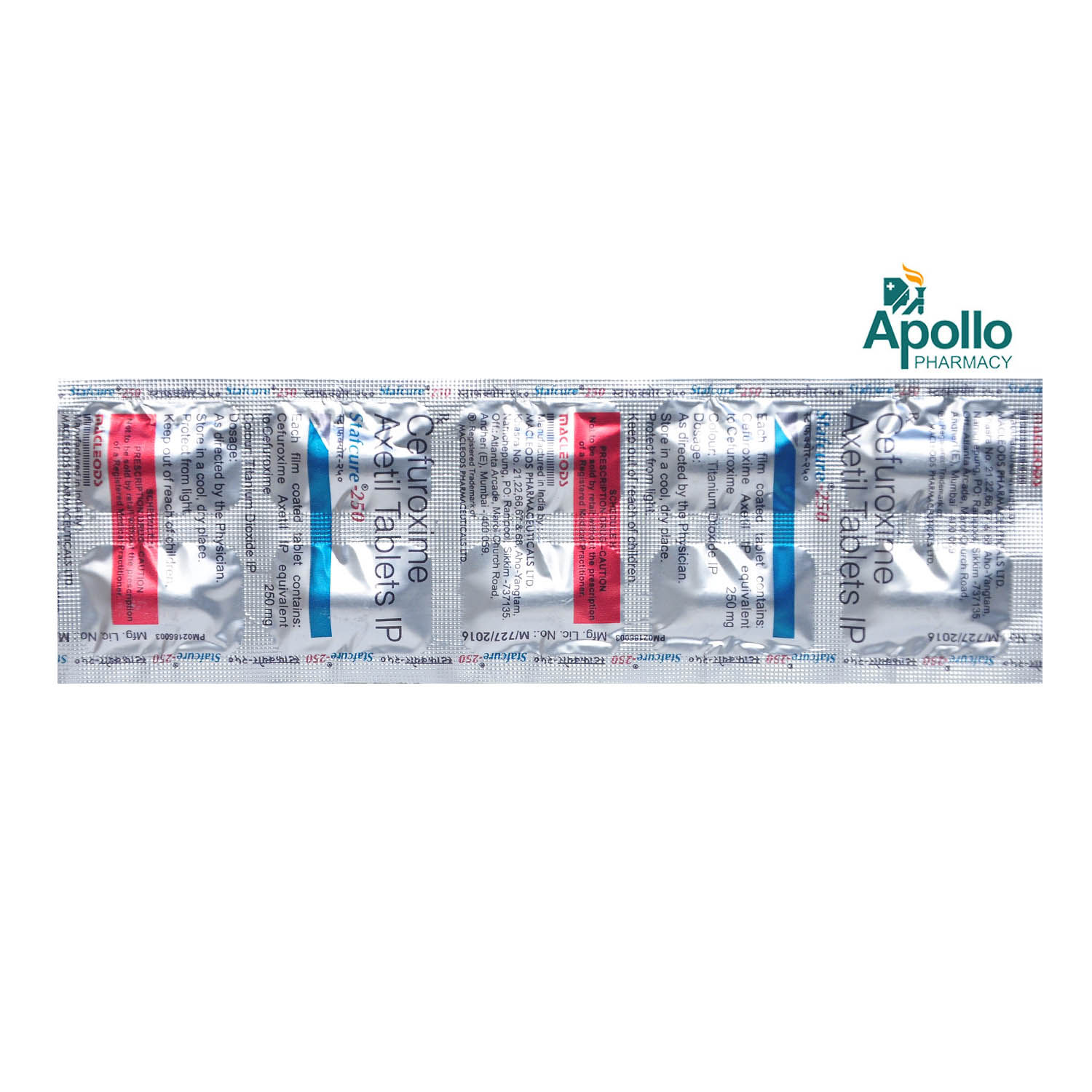 STAFCURE 250MG TABLET Price, Uses, Side Effects, Composition - Apollo ...