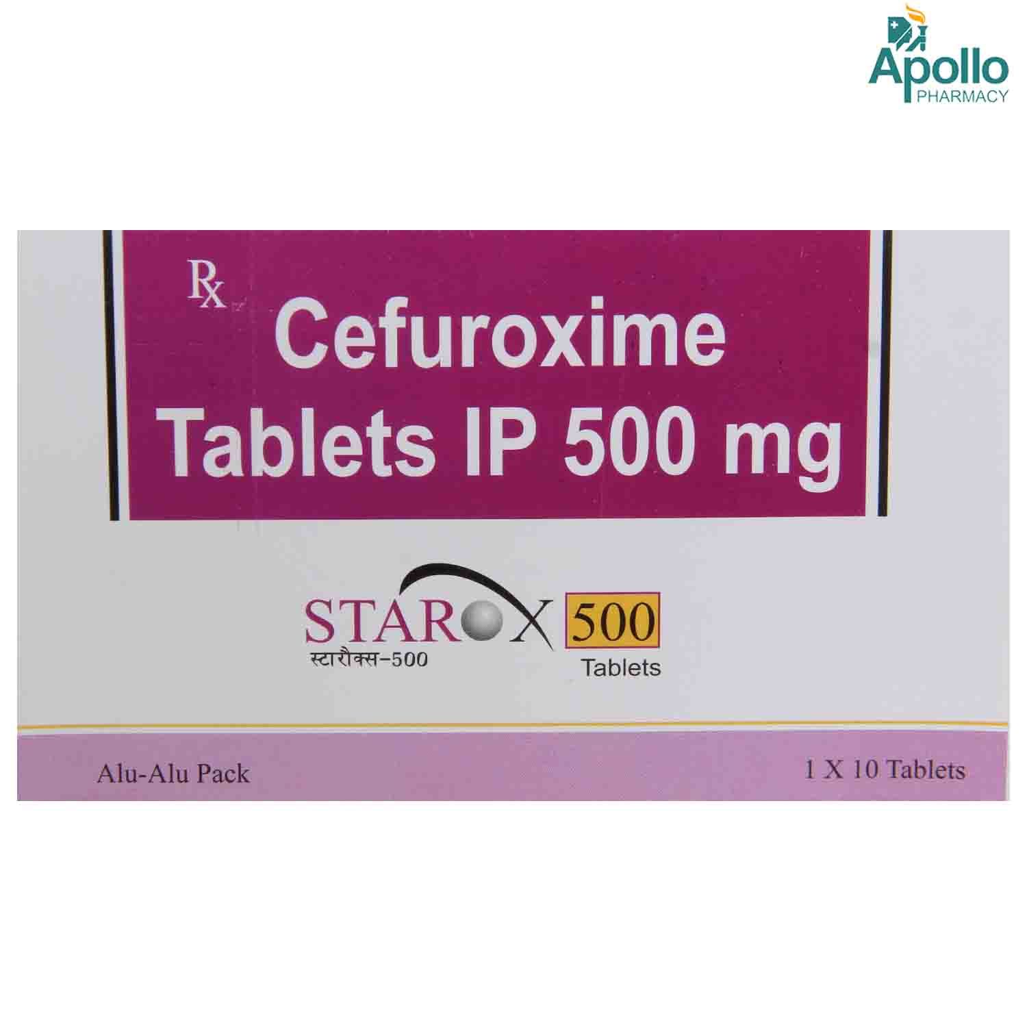 Starox 500 Tablet 10's Price, Uses, Side Effects, Composition - Apollo ...