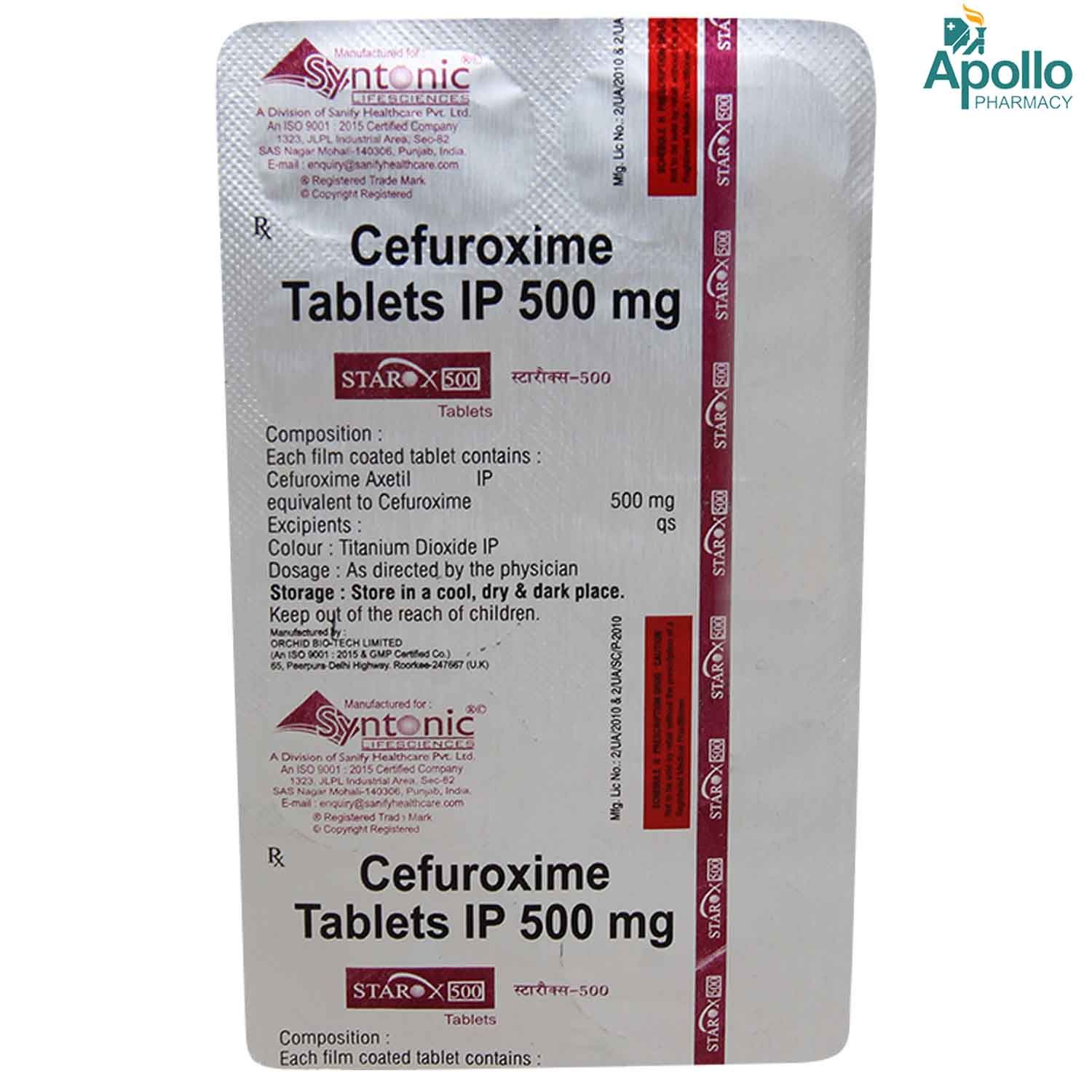 STAROX 500MG TABLET Price, Uses, Side Effects, Composition - Apollo ...