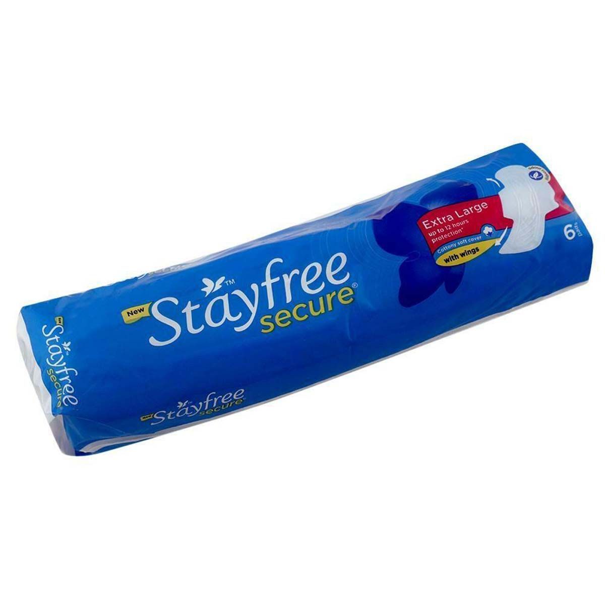 Stayfree Secure Dry Pads with Wings XL, 6 Count Price, Uses, Side ...