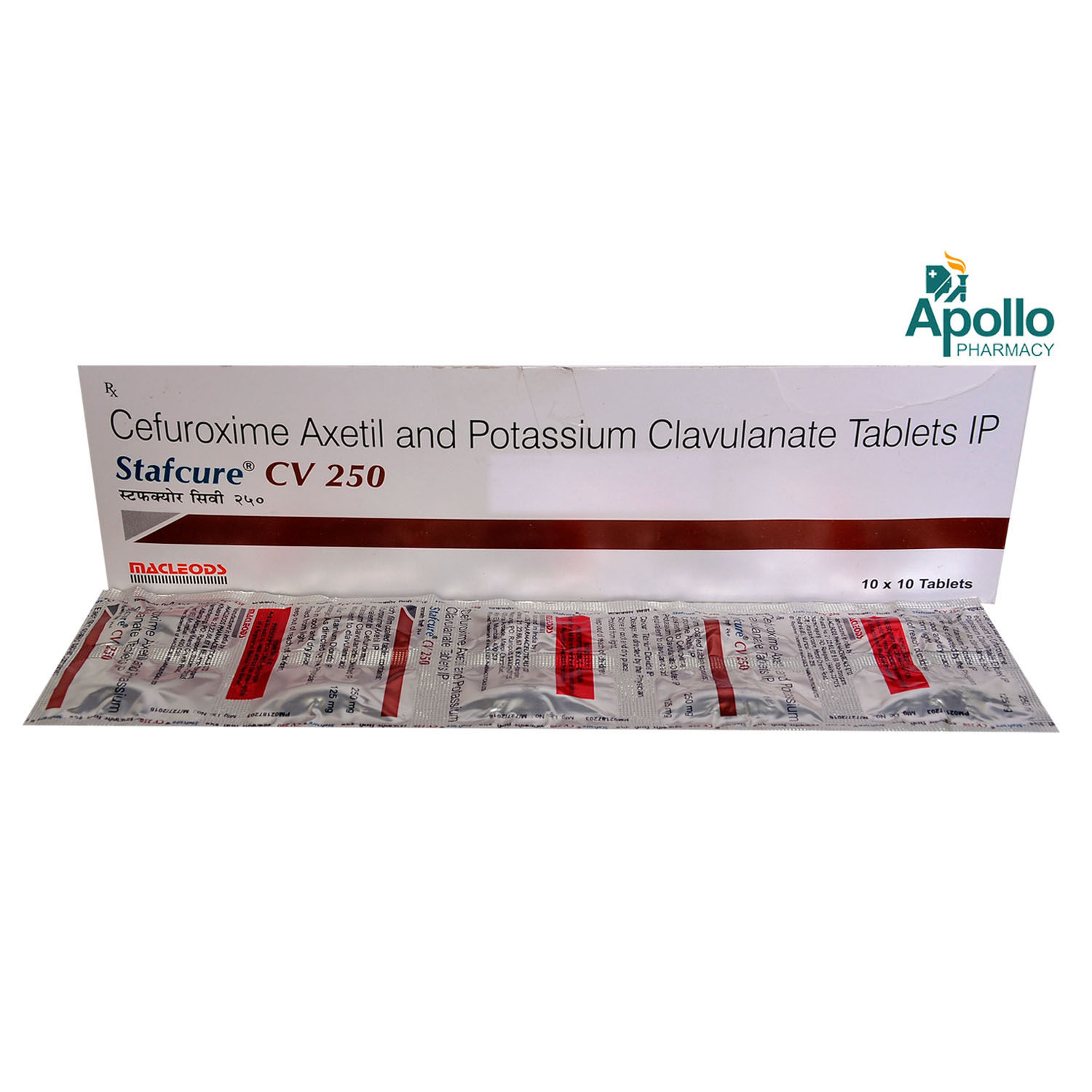 Stafcure CV 250 Tablet 10's Price, Uses, Side Effects, Composition ...