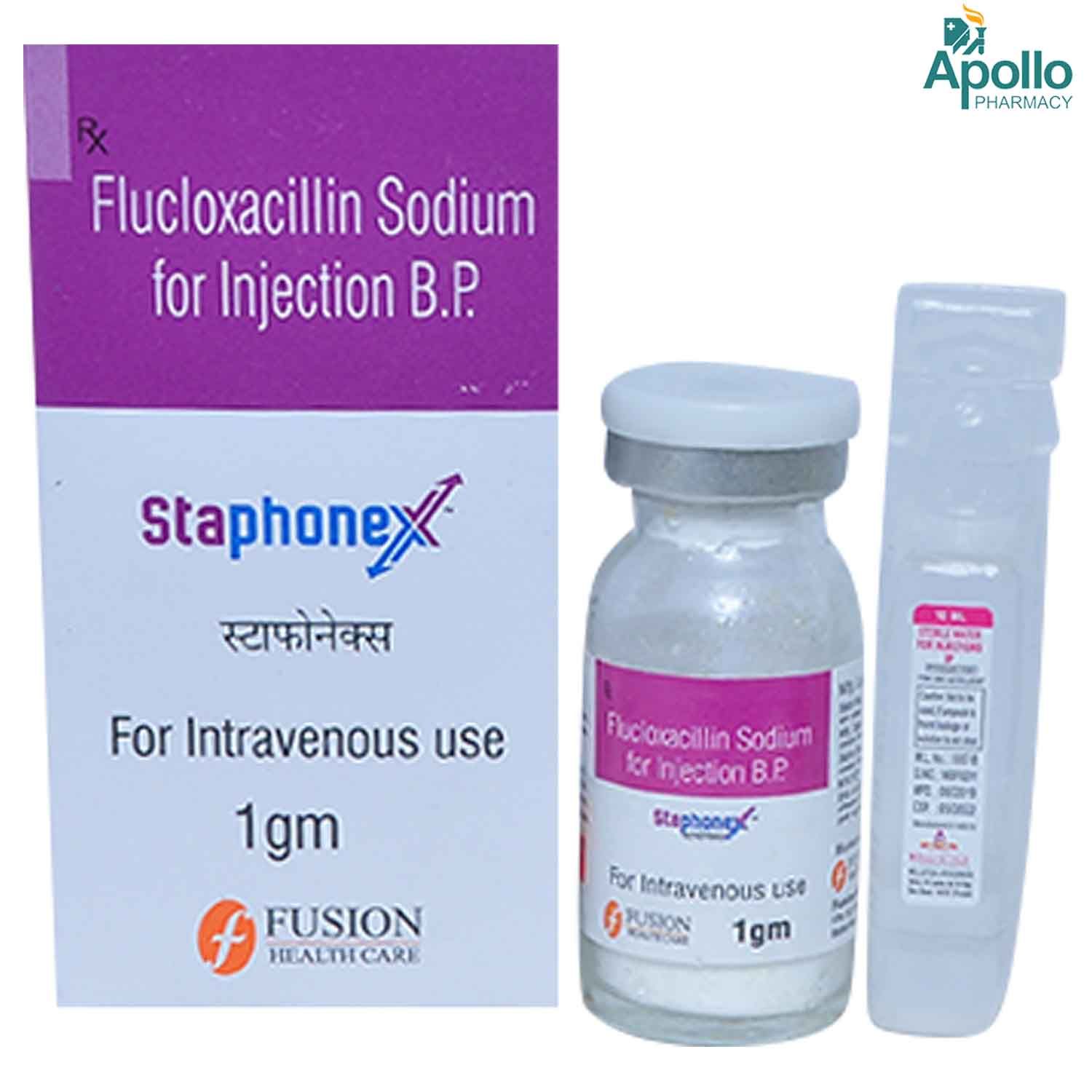 STAPHONEX 1GM INJECTION Price, Uses, Side Effects, Composition - Apollo ...