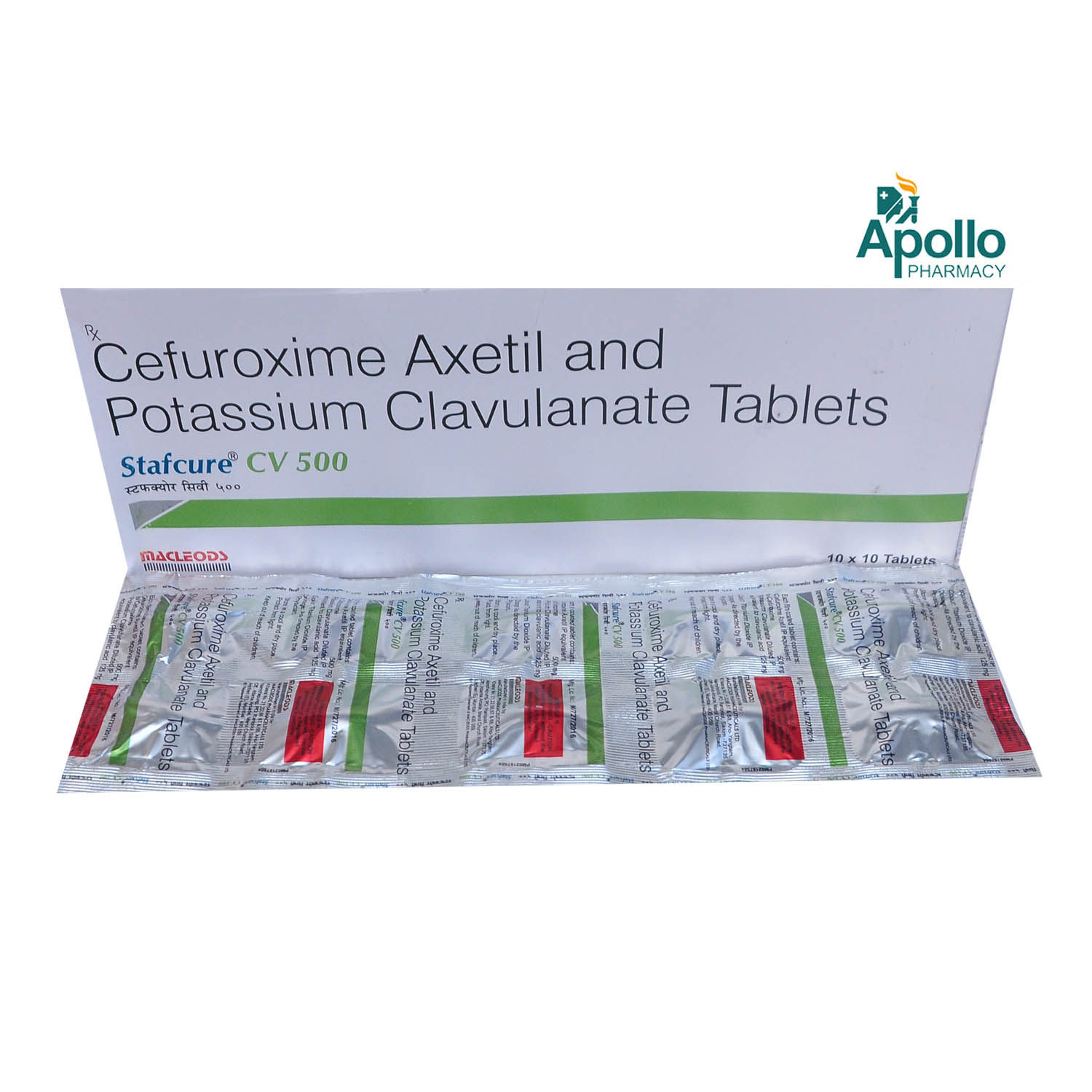 Stafcure CV 500 Tablet 10's Price, Uses, Side Effects, Composition ...