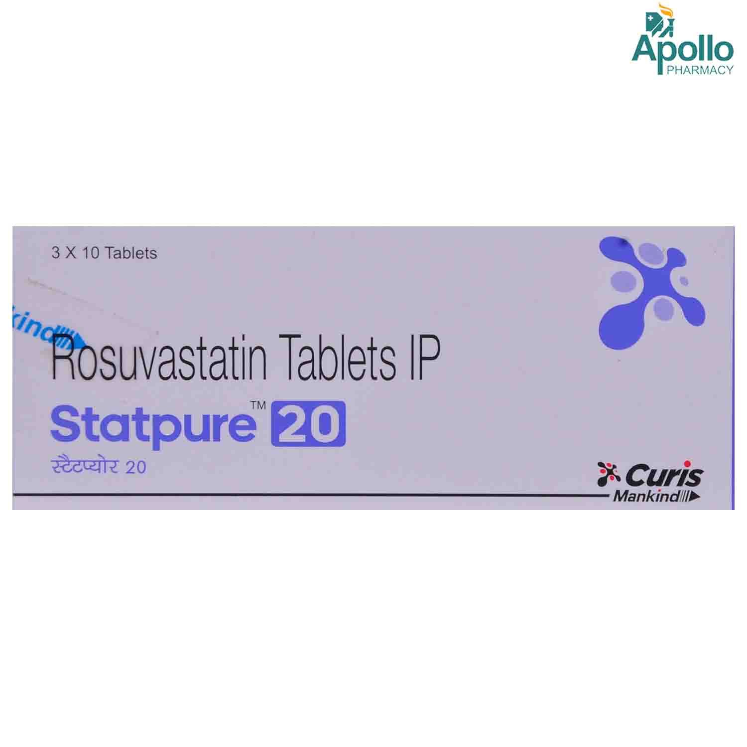 Statpure 20 Tablet 10's Price, Uses, Side Effects, Composition - Apollo ...