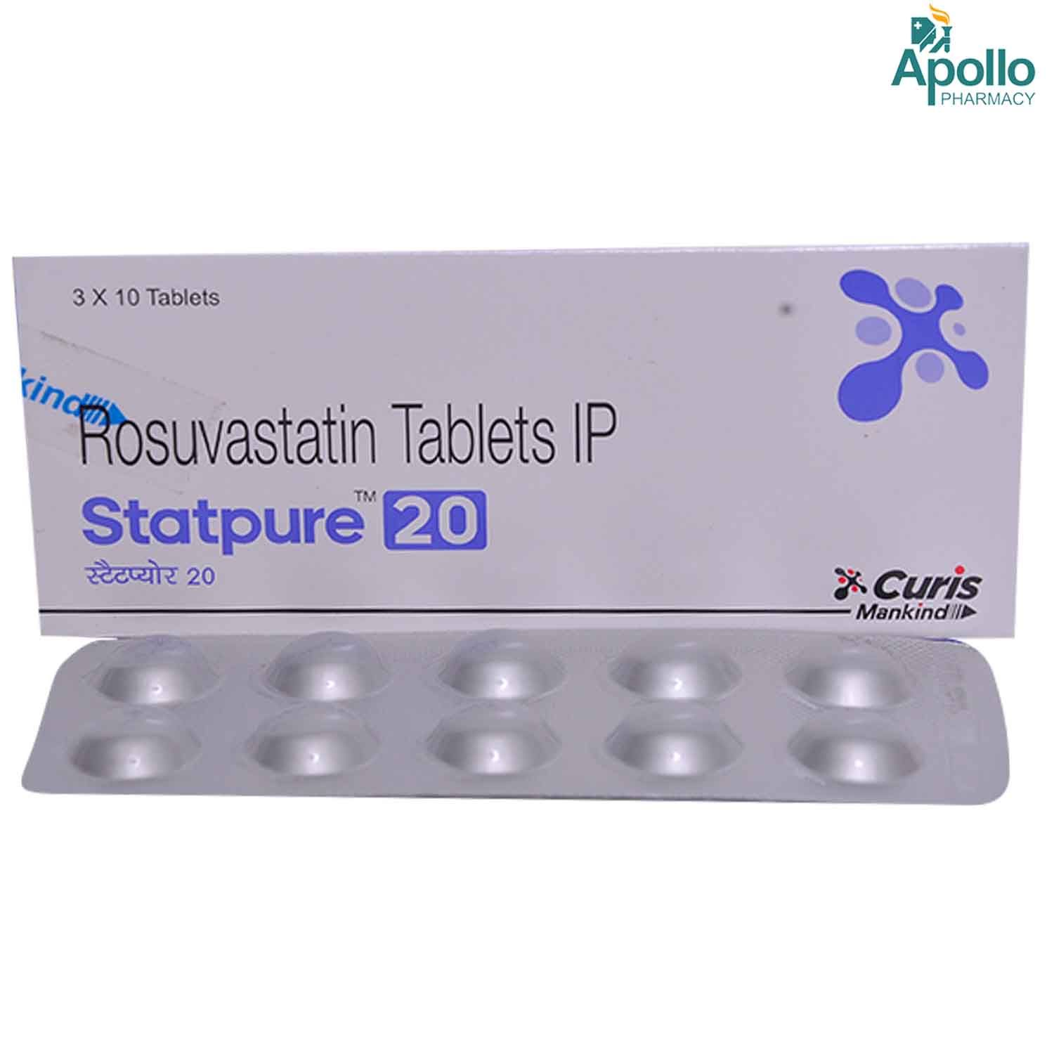 Statpure 20 Tablet 10's Price, Uses, Side Effects, Composition - Apollo ...
