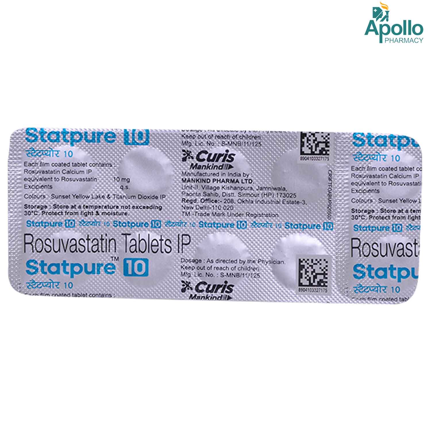 Statpure 10 Tablet 10's Price, Uses, Side Effects, Composition - Apollo ...