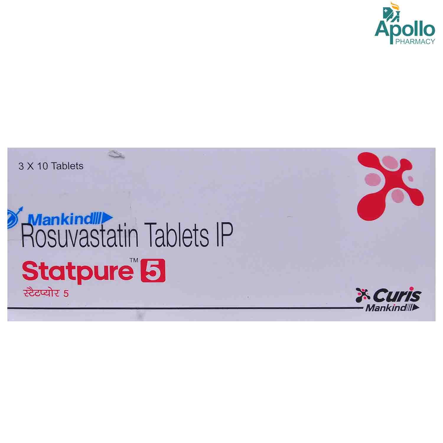 Statpure 5 Tablet 10's Price, Uses, Side Effects, Composition - Apollo ...