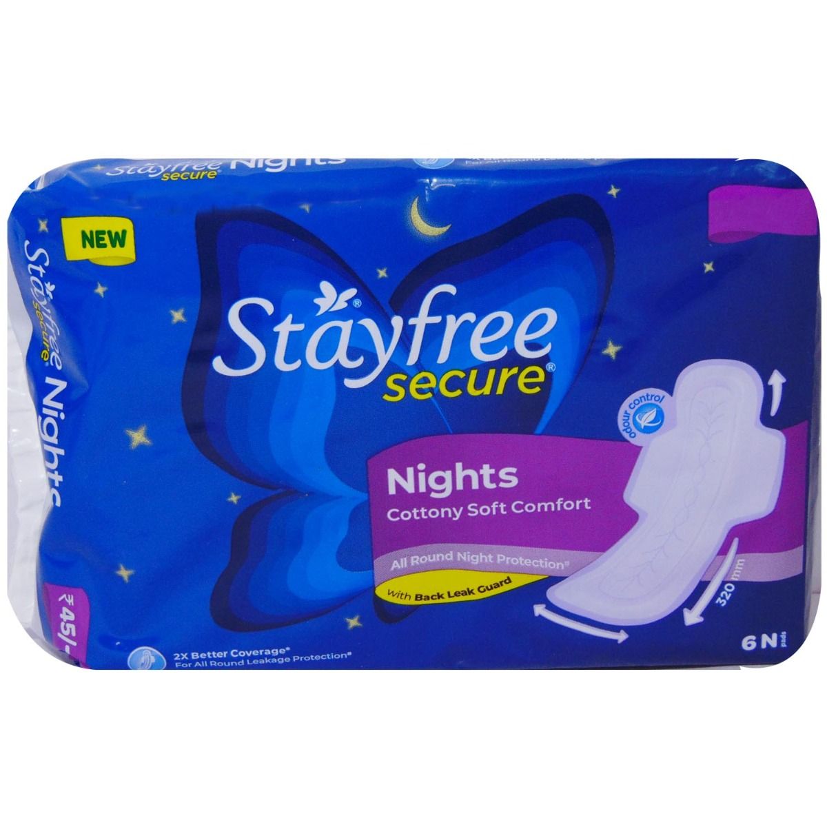 Stayfree Secure Pads with Wings XL, 20 Count Price, Uses, Side Effects ...