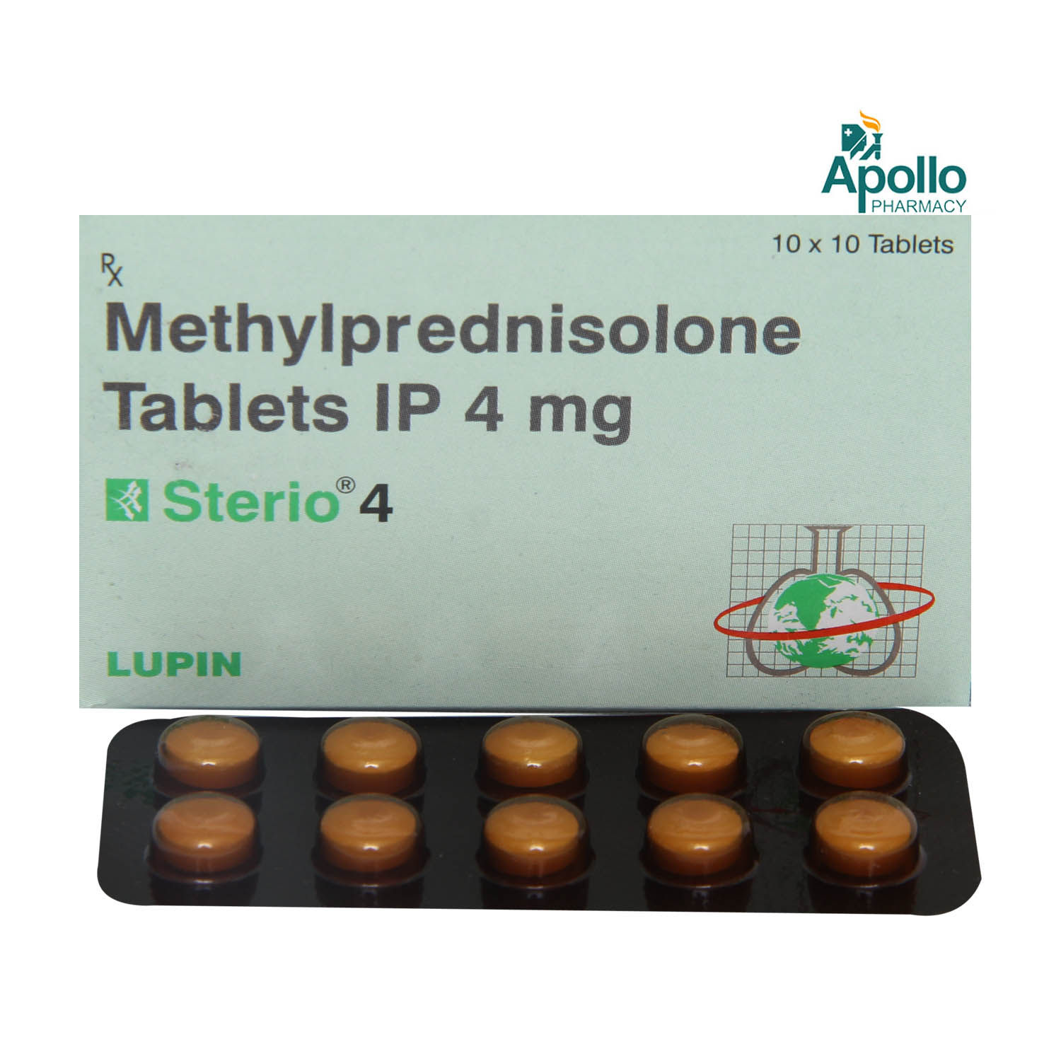 Sterio 4 Tablet 10's Price, Uses, Side Effects, Composition - Apollo ...