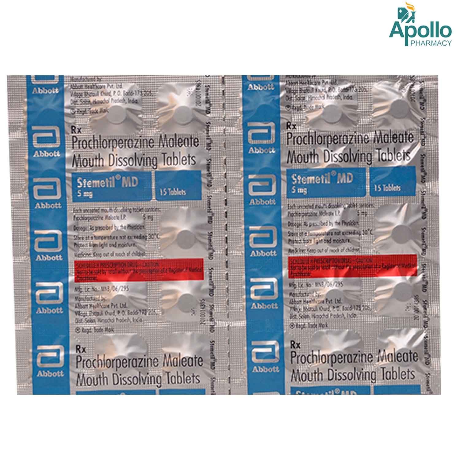 Stemetil MD Tablet 15's Price, Uses, Side Effects, Composition - Apollo ...