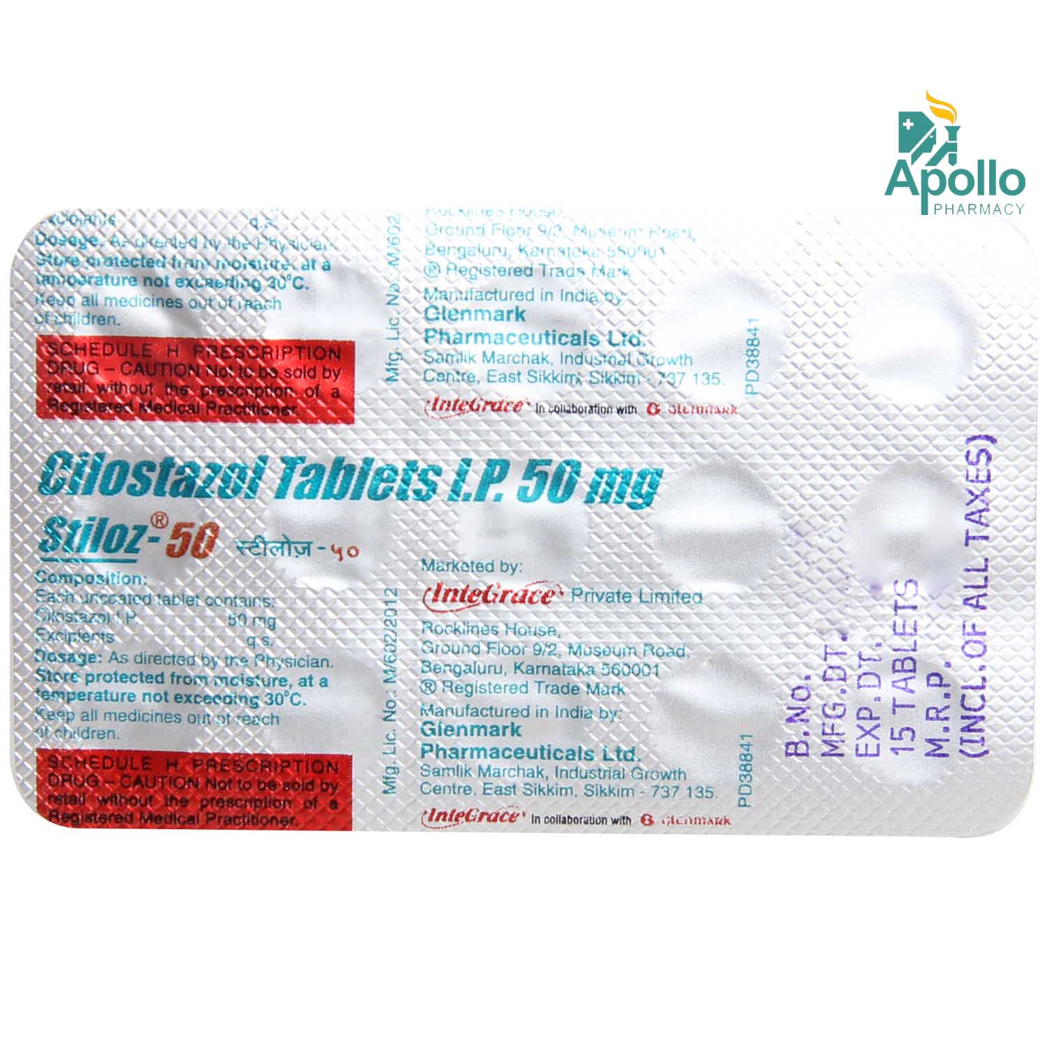 Stiloz 50 Tablet 15's Price, Uses, Side Effects, Composition - Apollo ...