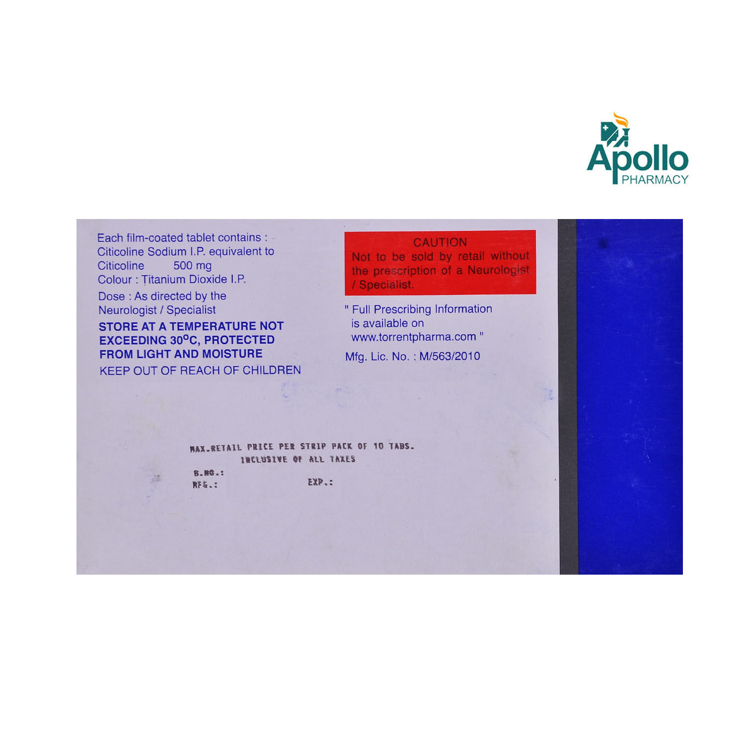 Strolin 500 mg Tablet 10's Price, Uses, Side Effects, Composition ...