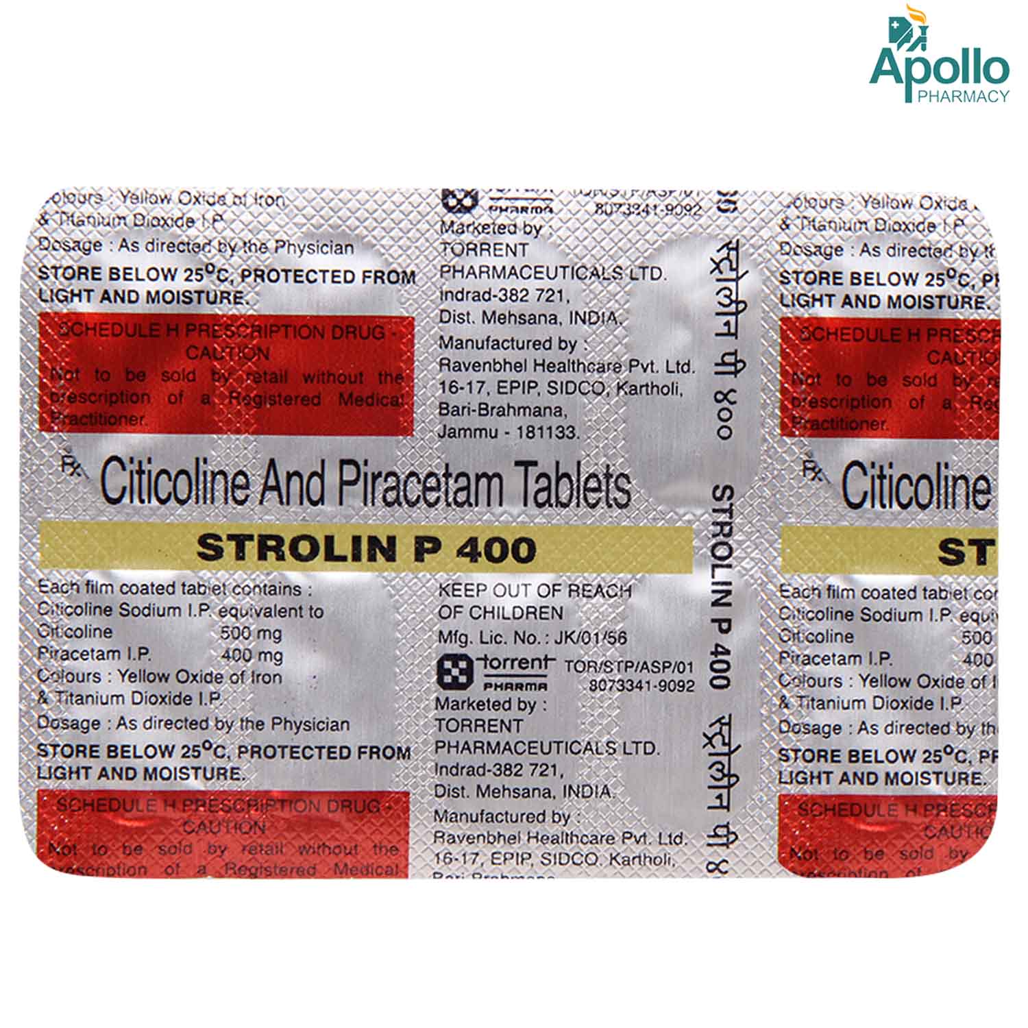 Strolin P 400 Tablet 10's Price, Uses, Side Effects, Composition ...