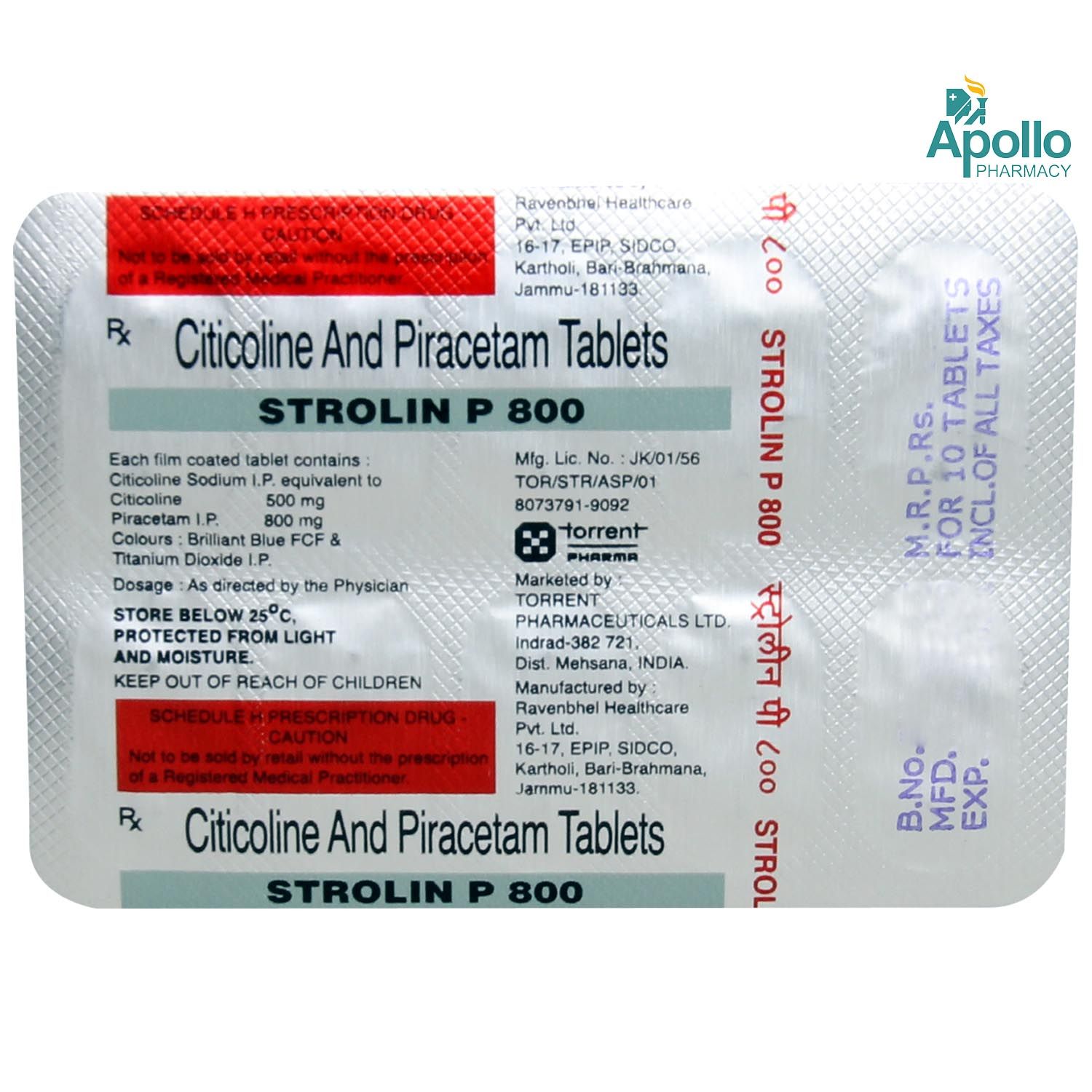 STROLIN P 800MG TABLET Price, Uses, Side Effects, Composition - Apollo ...