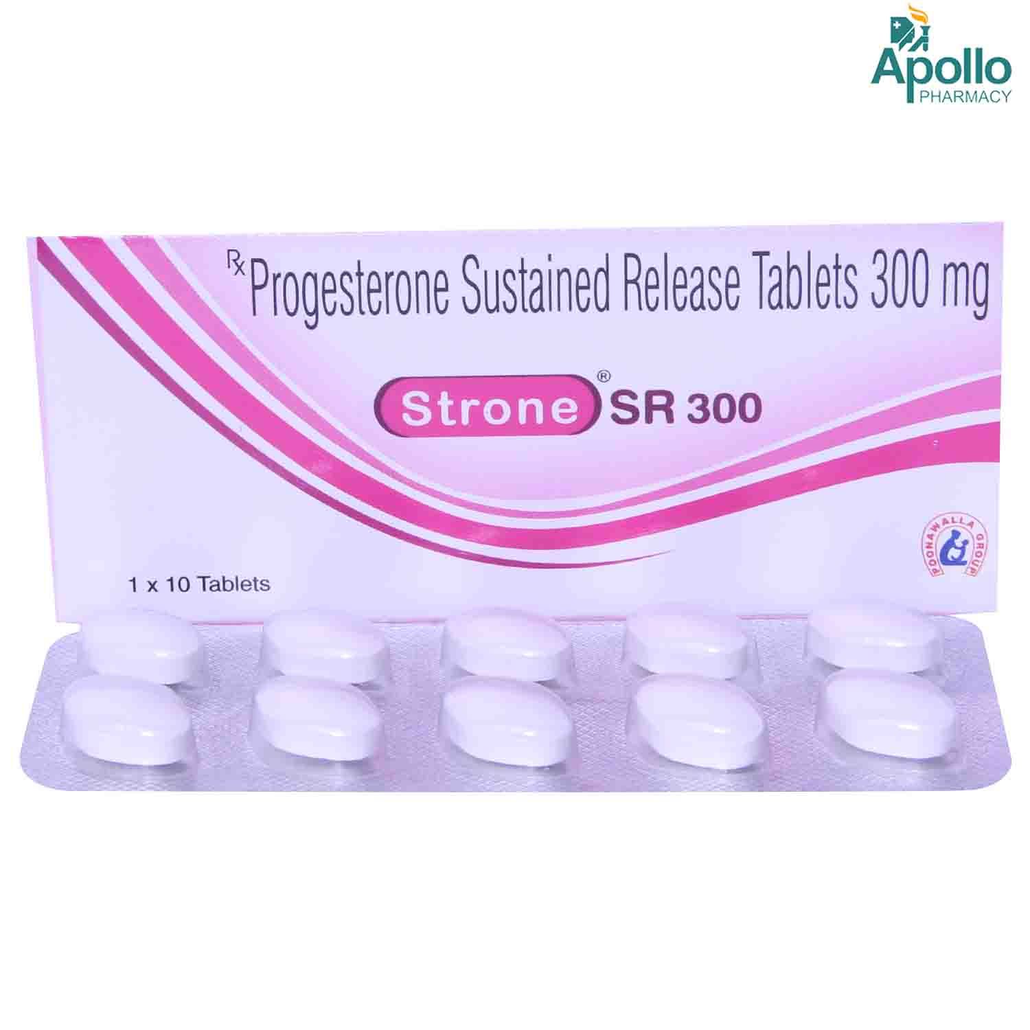 Strone SR 300 Tablet 10's Price, Uses, Side Effects, Composition ...