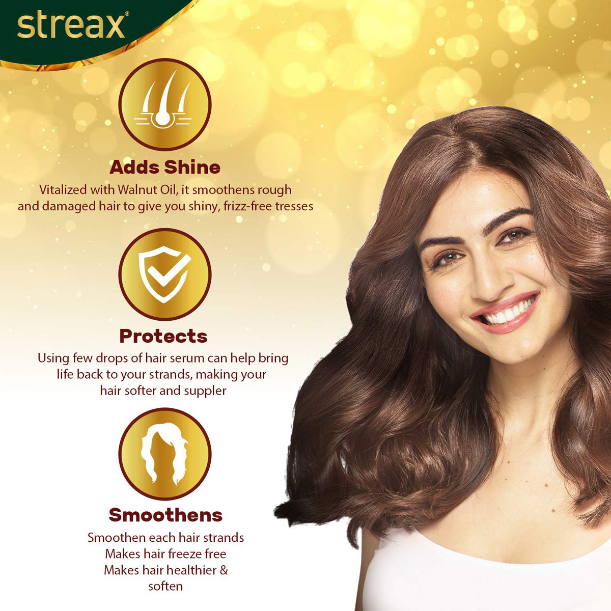 Streax Hair Serum, 100 ml Price, Uses, Side Effects, Composition ...
