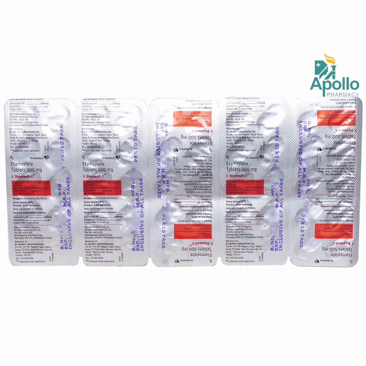 Styptovit-E Tablet 10's Price, Uses, Side Effects, Composition - Apollo ...