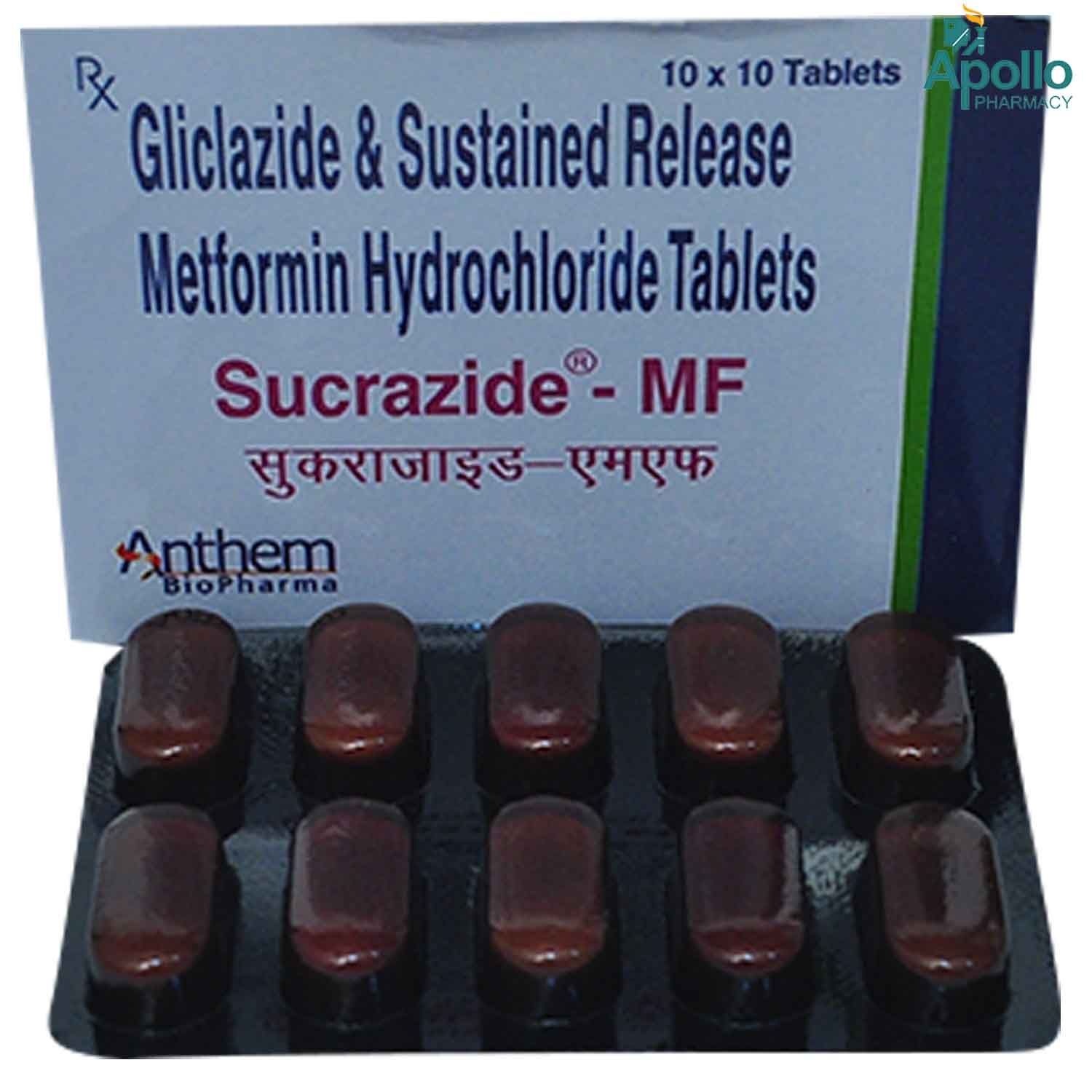 Sucrazide MF Tablet 10's Price, Uses, Side Effects, Composition ...