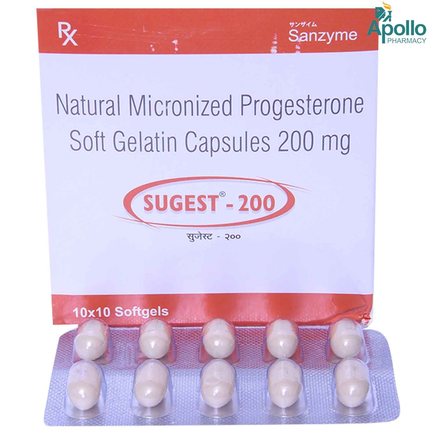 SUGEST 200MG CAPSULE Price, Uses, Side Effects, Composition - Apollo ...