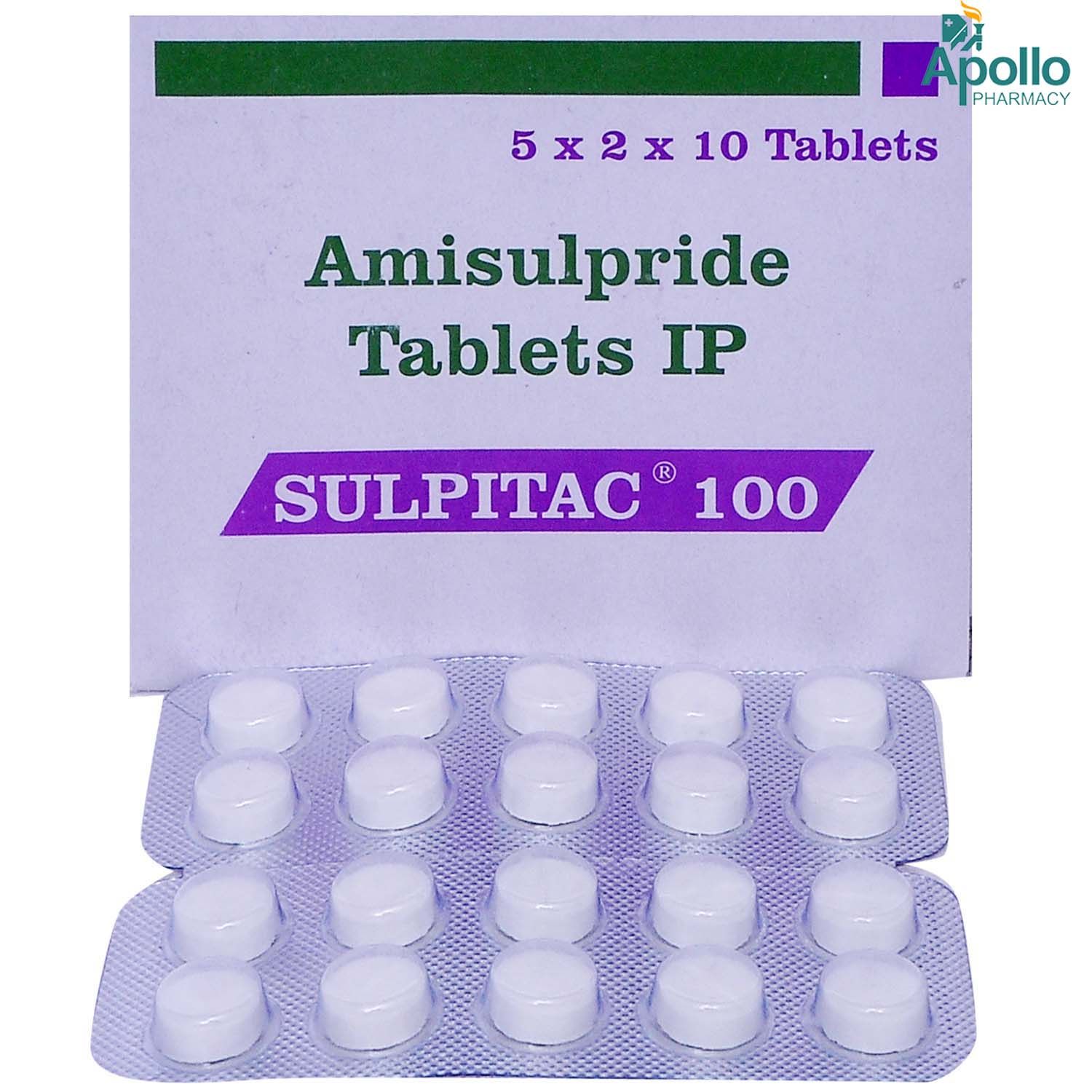 Sulpitac 100 Tablet 10's Price, Uses, Side Effects, Composition ...