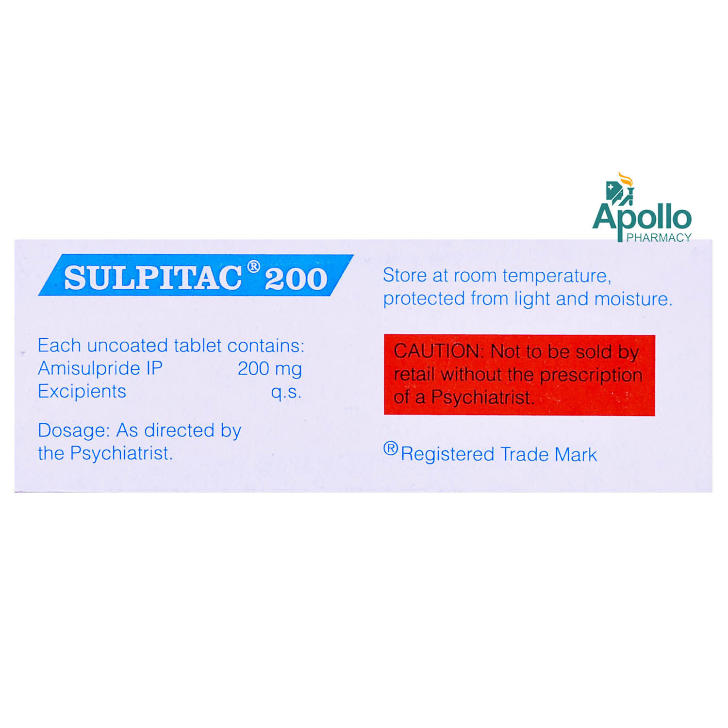 Sulpitac 200 Tablet 10's Price, Uses, Side Effects, Composition ...