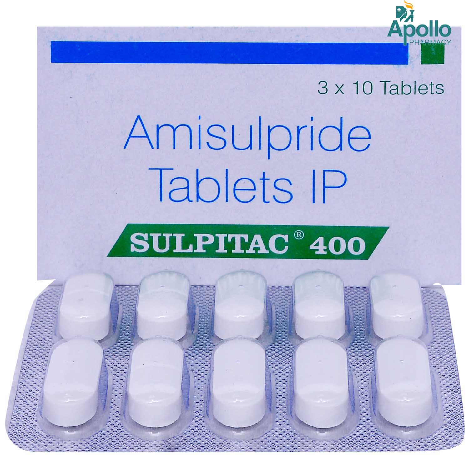 Sulpitac 400 Tablet 10's Price, Uses, Side Effects, Composition ...