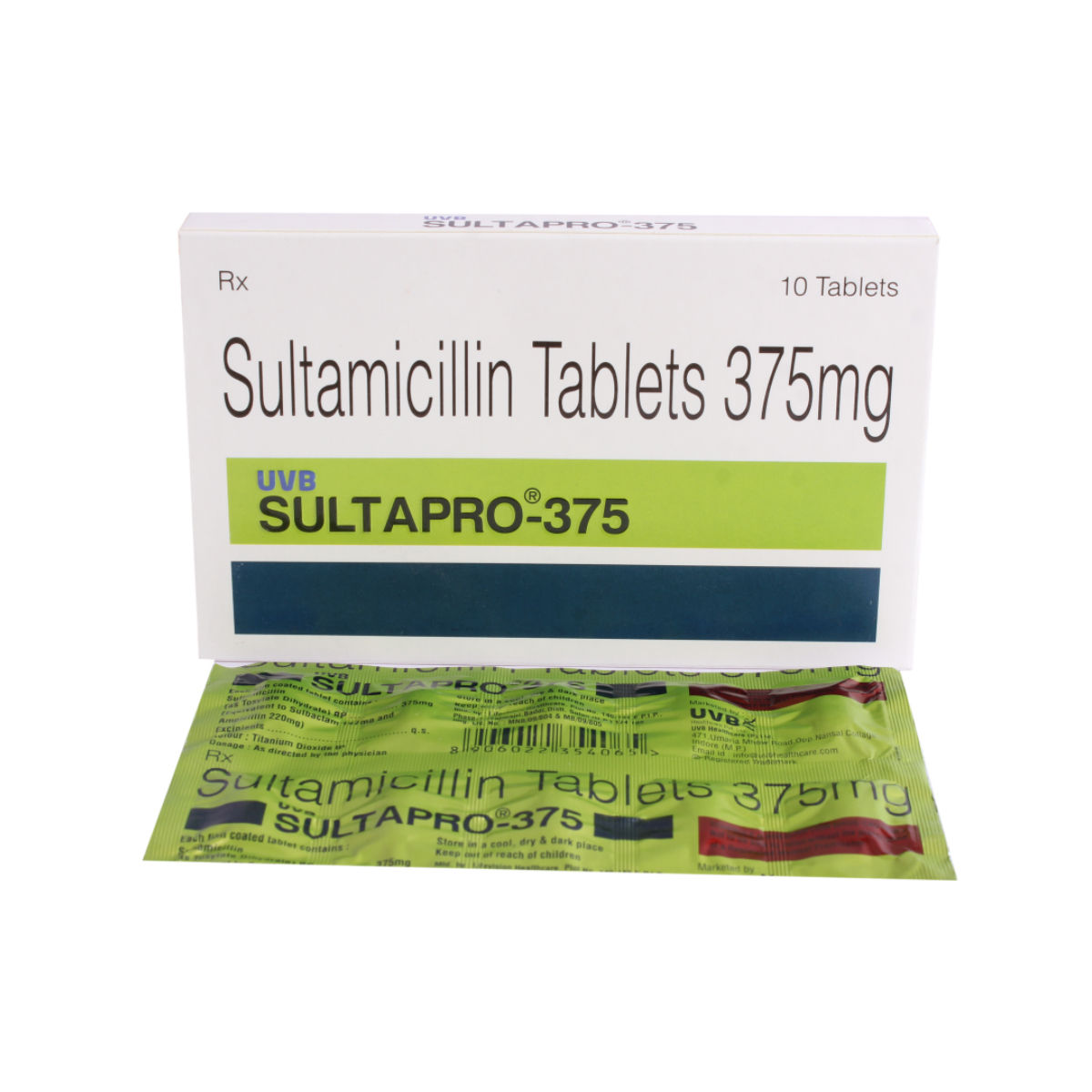 Sultapro-375 Tablet 10's Price, Uses, Side Effects, Composition ...
