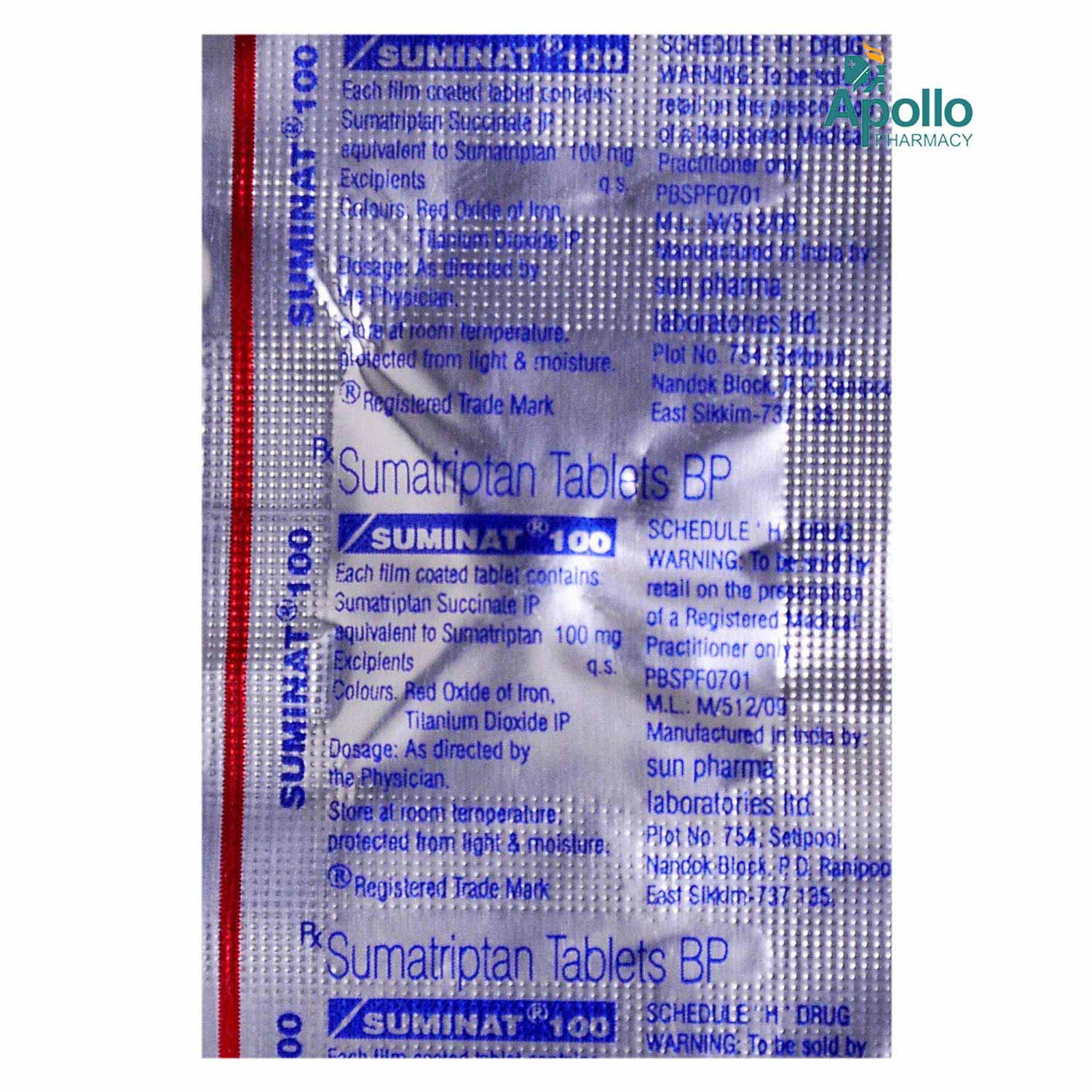 SUMINAT 100MG TABLET Price, Uses, Side Effects, Composition - Apollo ...