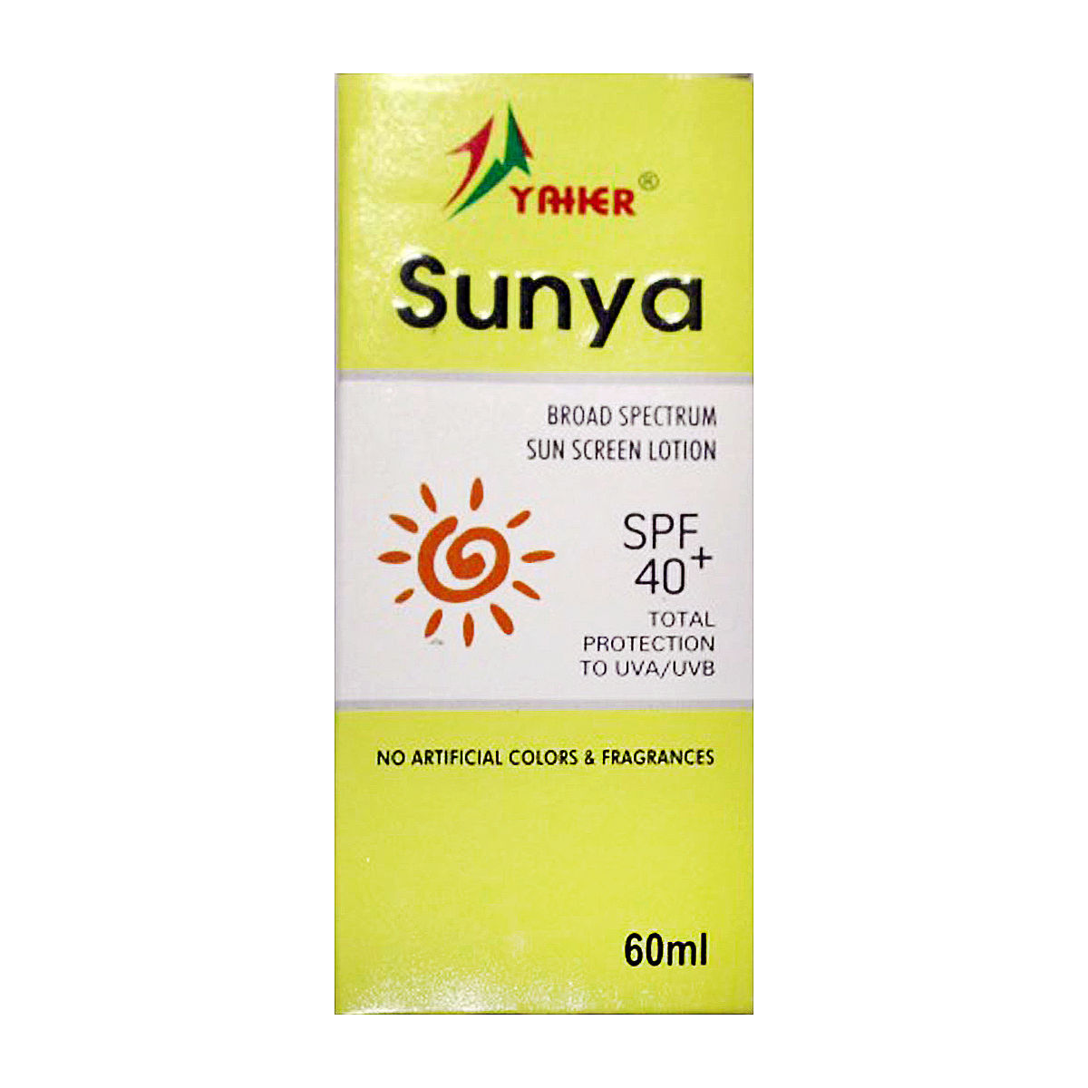 Sunya SPF 40+ Sunscreen Lotion, 60 ml Price, Uses, Side Effects ...