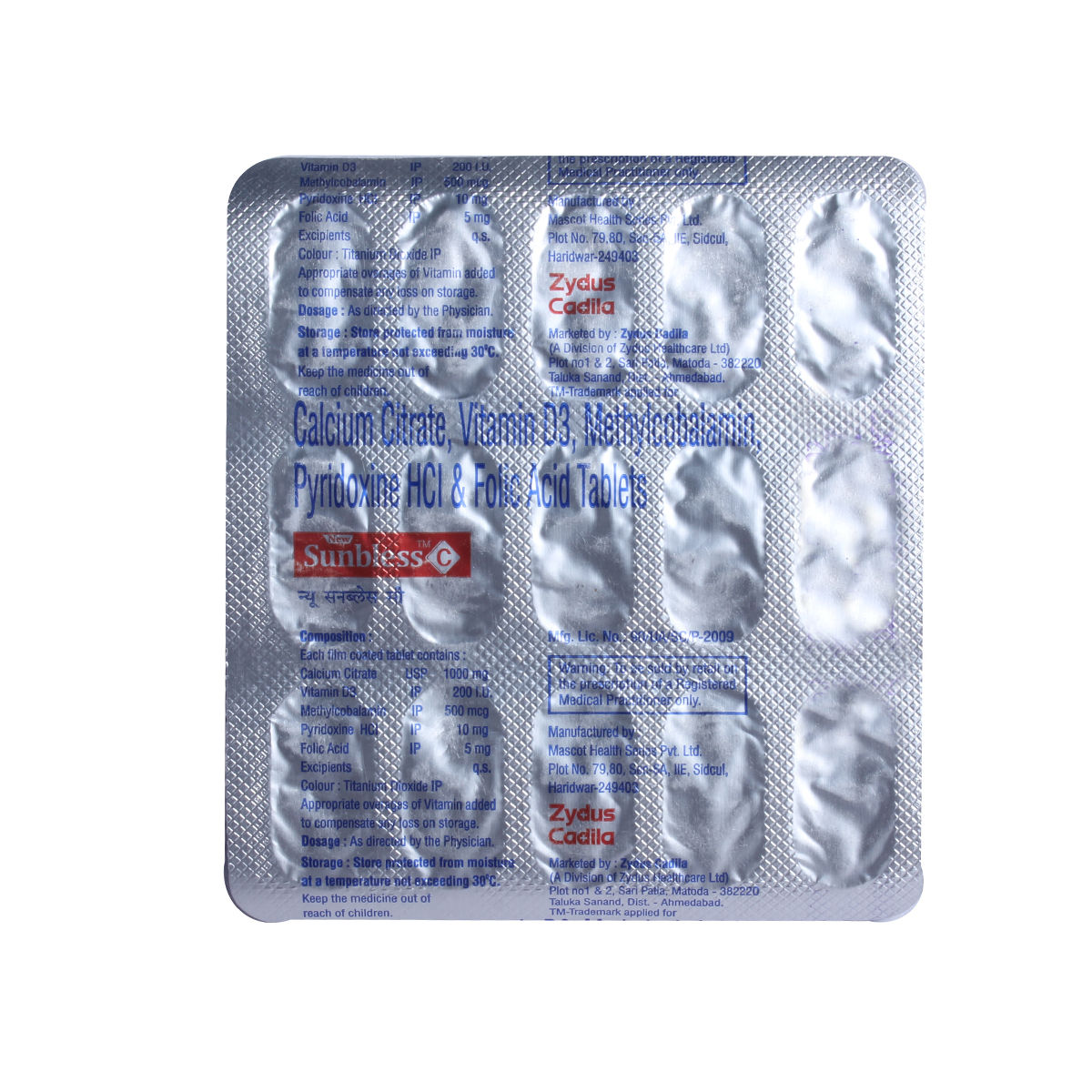 Sunbless C Tablet 15's Price, Uses, Side Effects, Composition - Apollo ...