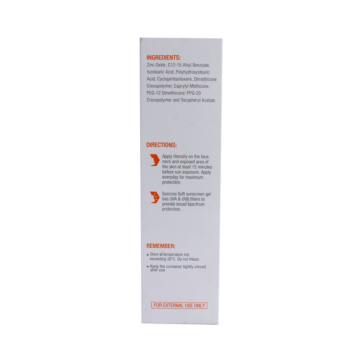 Suncros Matte Finish Soft SPF 50 Gel 50 gm Price, Uses, Side Effects ...