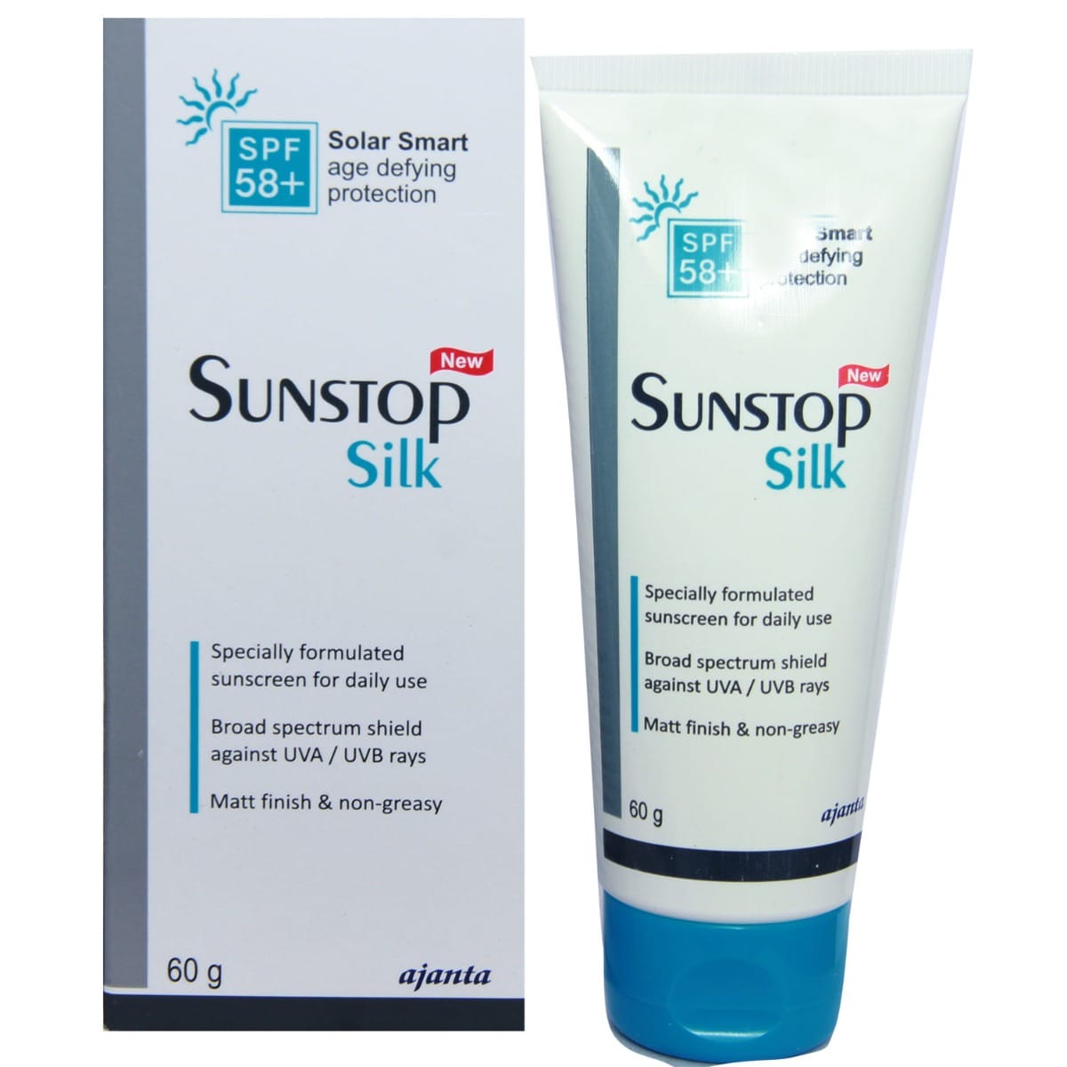 Sunstop Silk Spf 58+ Sunscreen Cream 60 gm Price, Uses, Side Effects ...