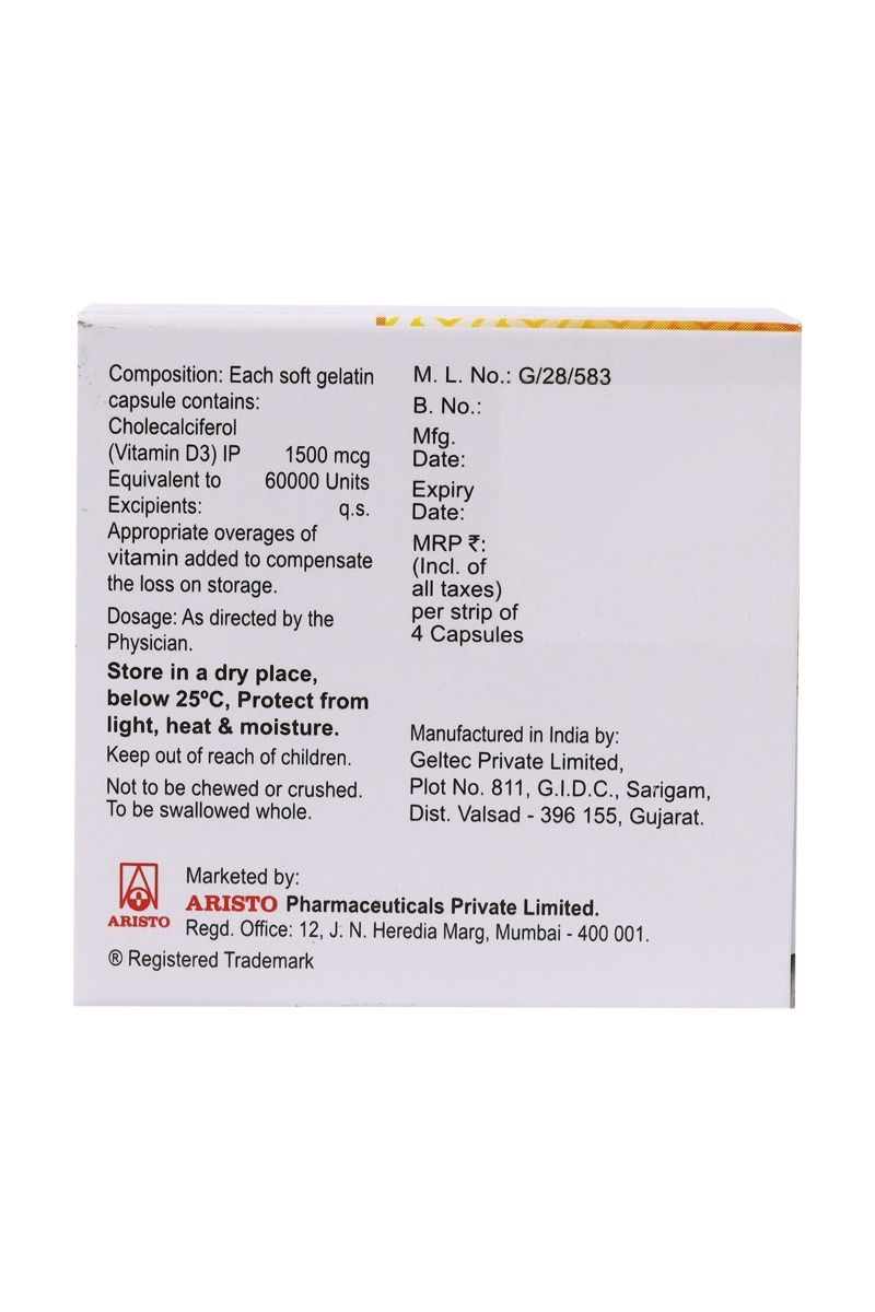 Super D3 60000IU Chewable Tablet 4's Price, Uses, Side Effects ...