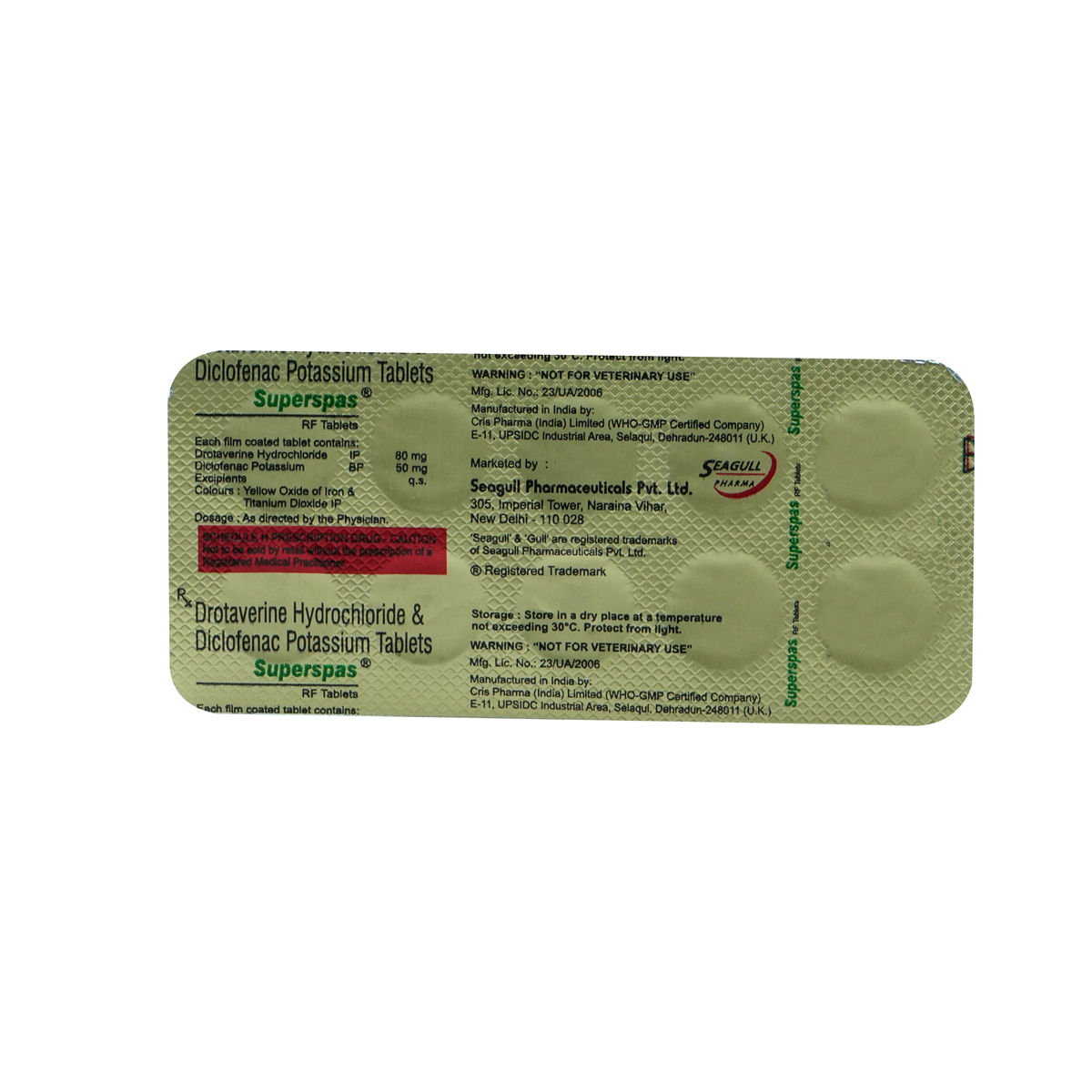 Superspas RF Tablet 10's Price, Uses, Side Effects, Composition ...