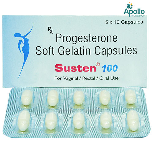 Susten 100 Capsule 10's Price, Uses, Side Effects, Composition - Apollo ...