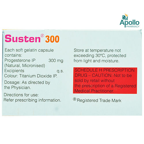 Susten 300 Capsule 10's Price, Uses, Side Effects, Composition - Apollo ...