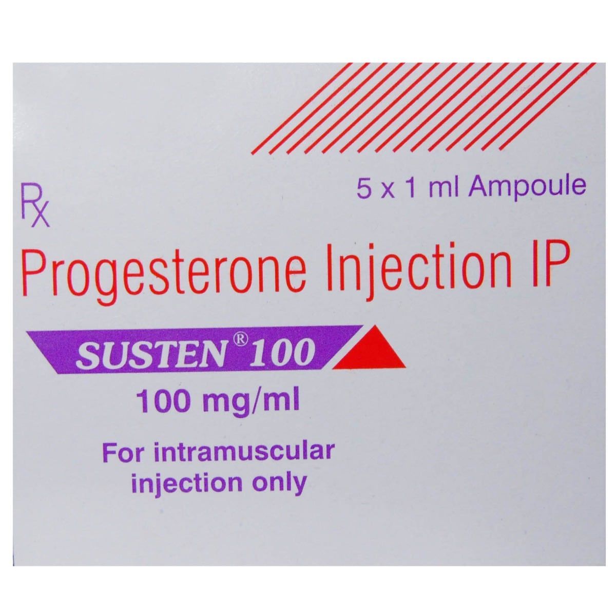 Susten 100 mg Injection 1 ml Price, Uses, Side Effects, Composition ...