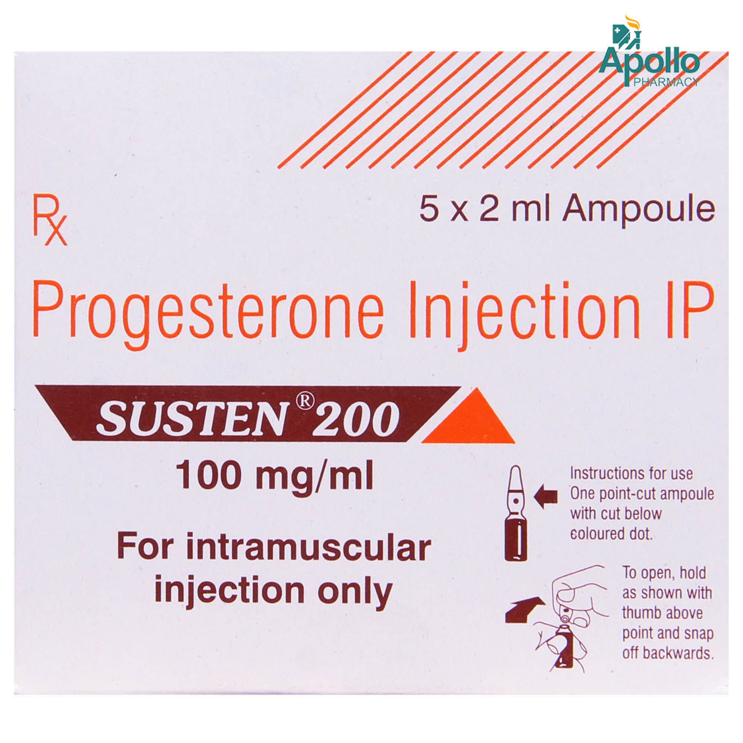 Susten 200 Injection 2 ml Price, Uses, Side Effects, Composition ...
