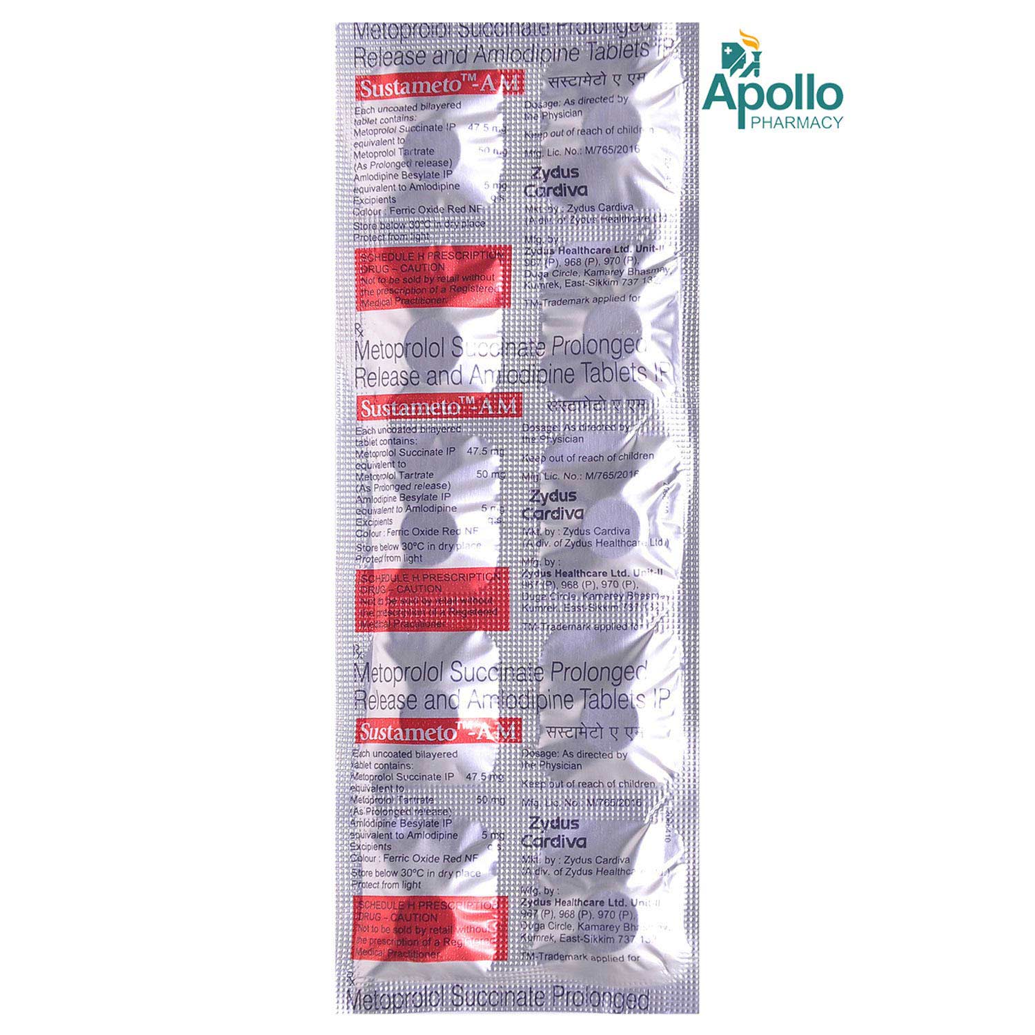 SUSTAMETO AM TABLET Price, Uses, Side Effects, Composition - Apollo ...