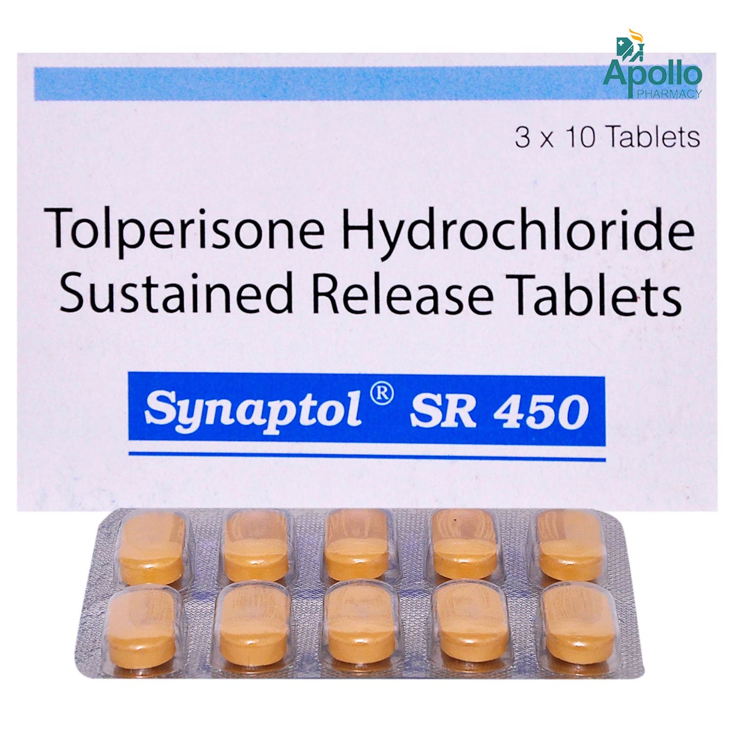 Synaptol SR 450 Tablet 10's Price, Uses, Side Effects, Composition ...