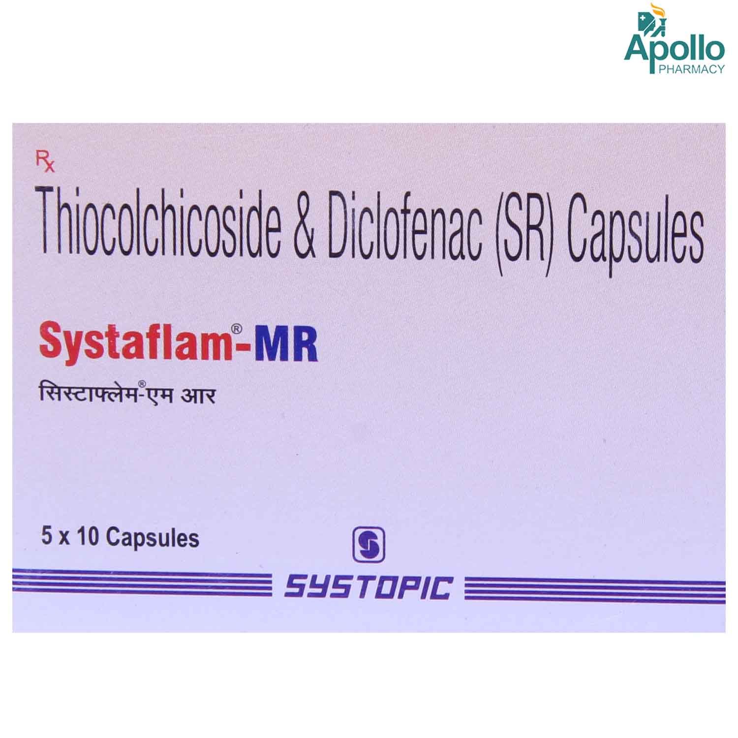 Systaflam MR Capsule 10's Price, Uses, Side Effects, Composition ...