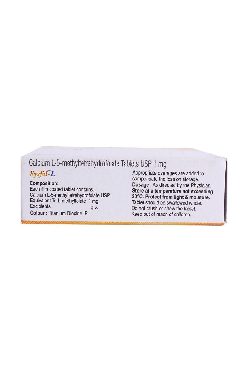 Sysfol L Tablet 30's Price, Uses, Side Effects, Composition - Apollo ...