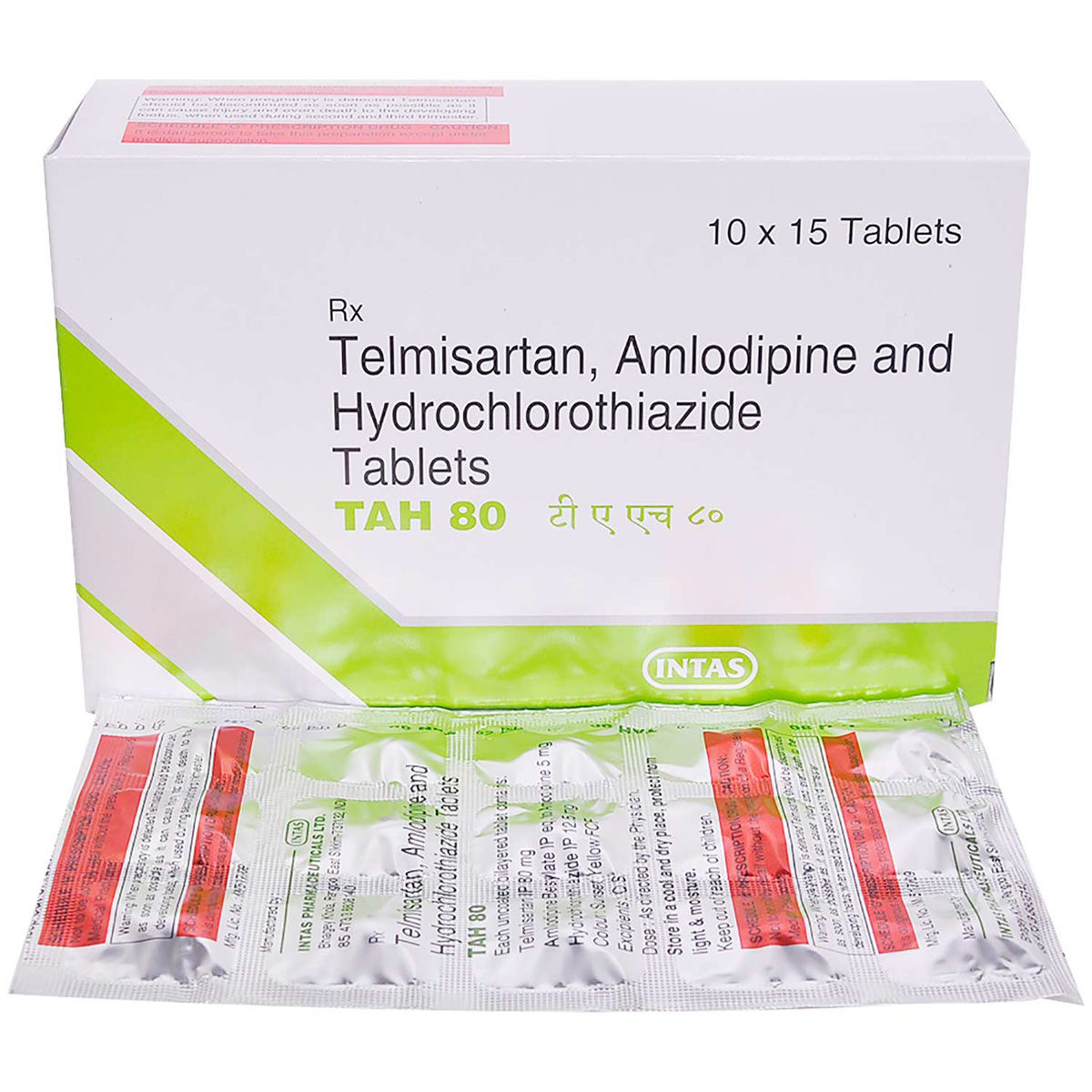 TAH 80 Tablet 15's Price, Uses, Side Effects, Composition - Apollo Pharmacy