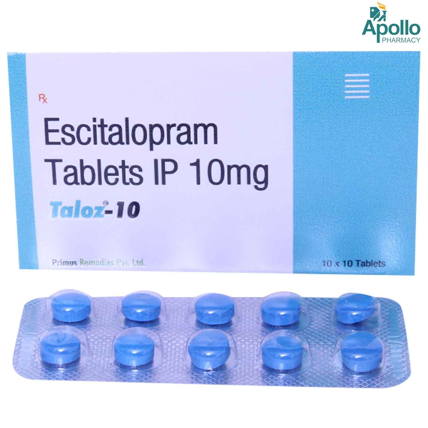 TALOZ 10MG TABLET 10'S Price, Uses, Side Effects, Composition - Apollo ...