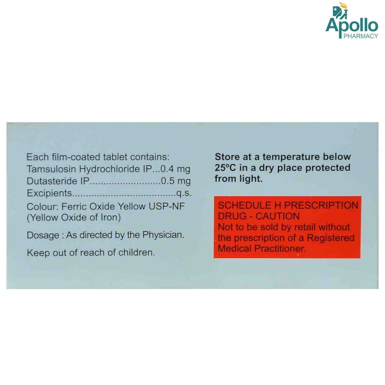Tamsukem-D Tablet 15's Price, Uses, Side Effects, Composition - Apollo ...