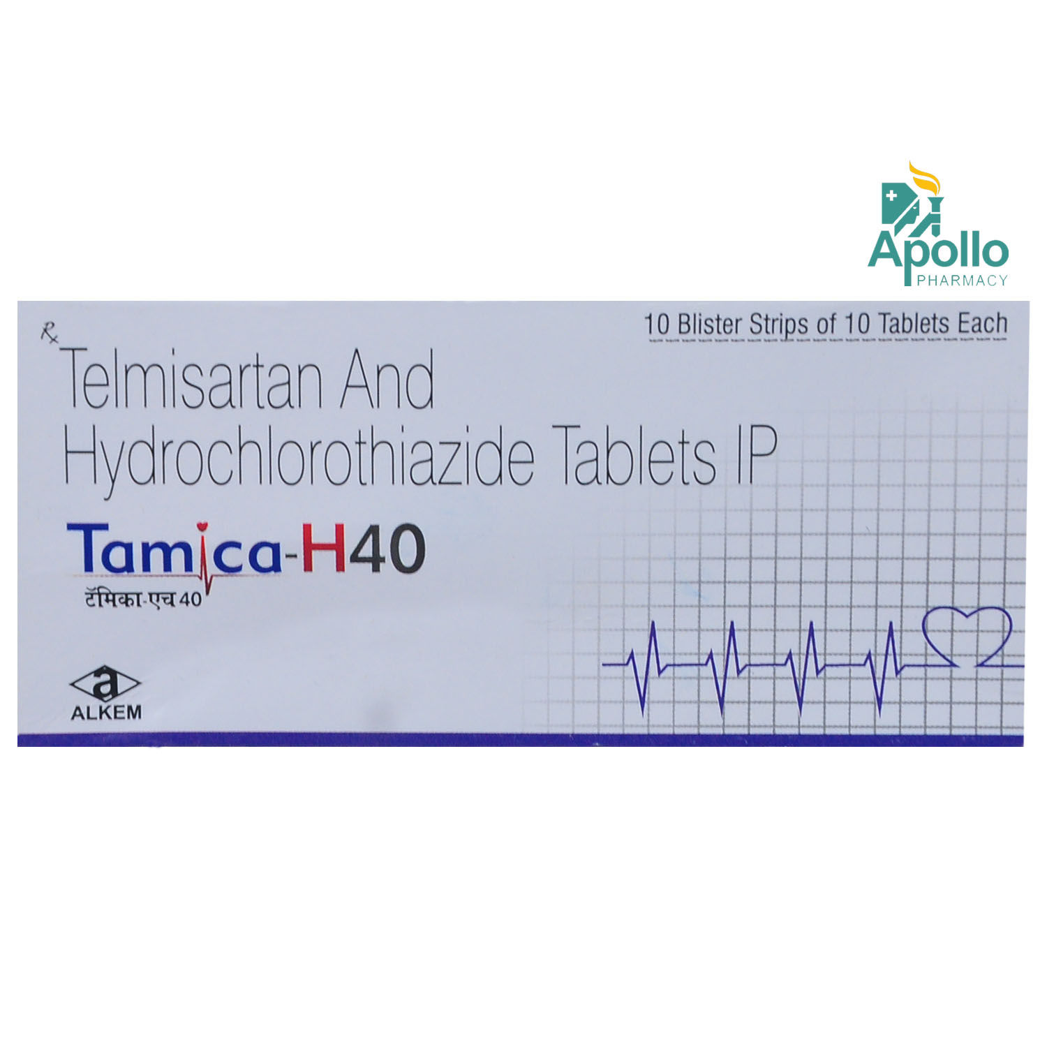 Tamica H 40 Tablet 10's Price, Uses, Side Effects, Composition - Apollo ...